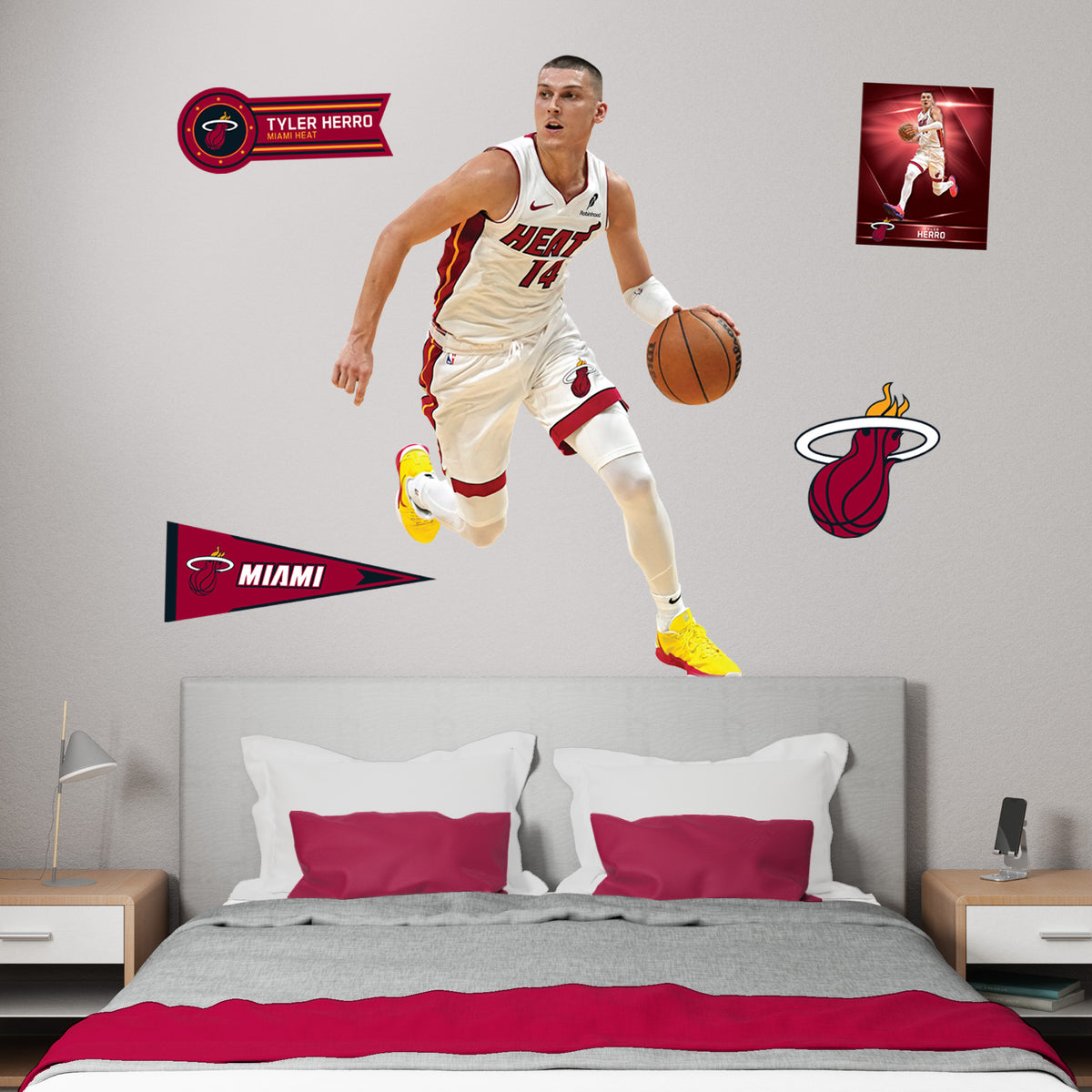 Tyler Herro - RealBig Collection - Official NBA - Miami Heat - Reusabl – Fathead
