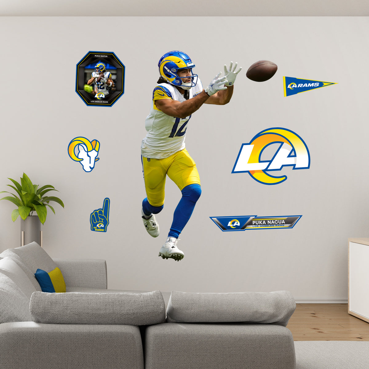 Puka Nacua - RealBig Reception Collection - Official NFL - Los Angeles ...