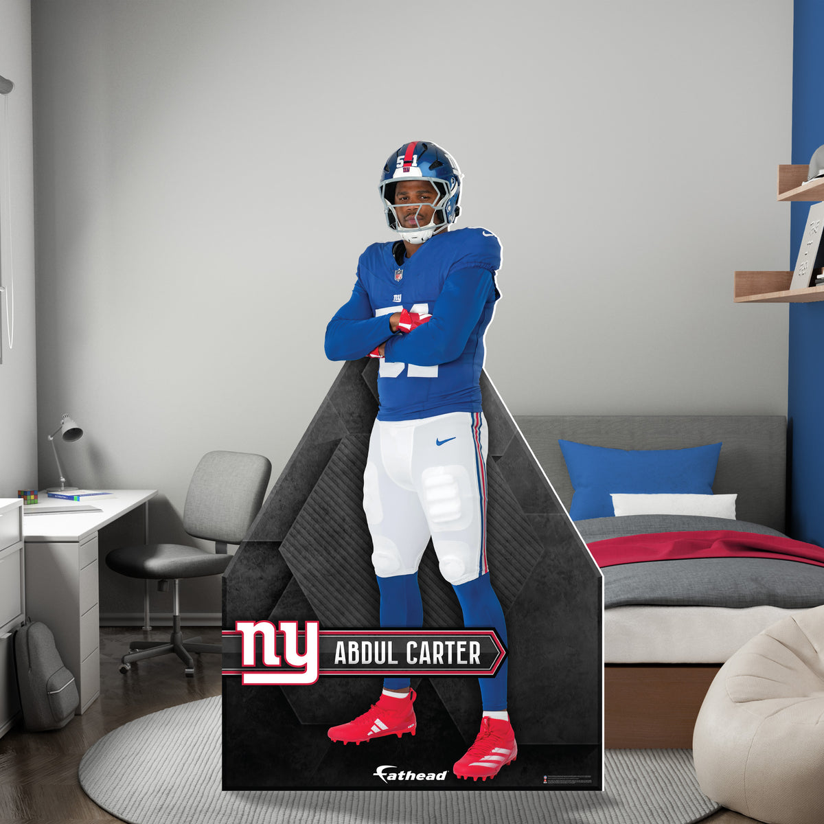 Abdul Carter - Rookie Premiere - Life-Size Stand Out - Official NFL - – Fathead