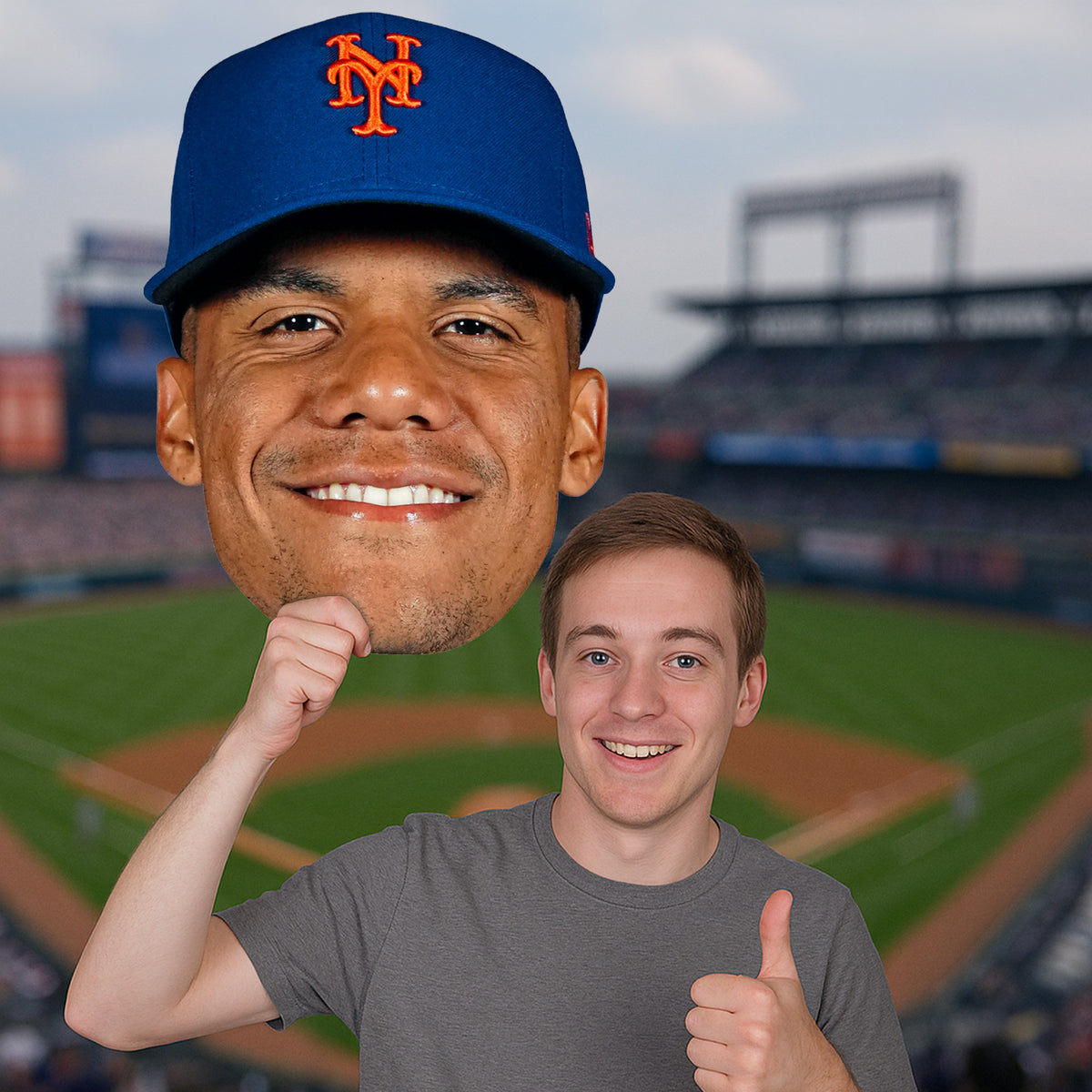 Juan Soto - Big Head - Official MLB - New York Mets - Foam Core Cutout ...