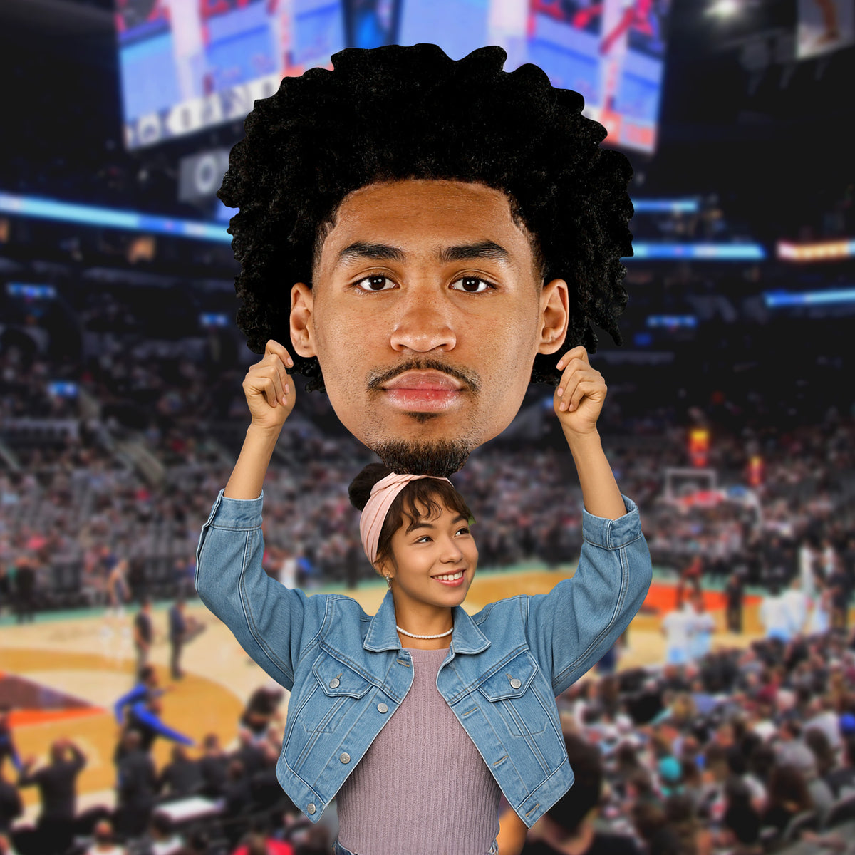 Dylan Harper - Big Head - Official NBPA - San Antonio Spurs - Foam Cor ...
