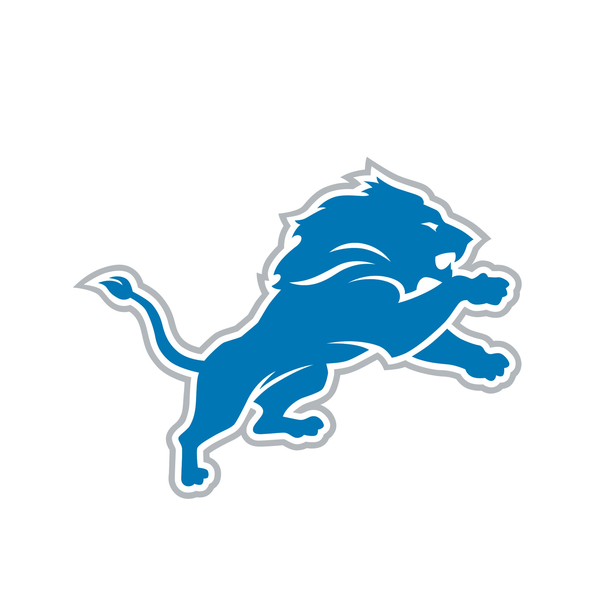 Detroit Lions - 5 Logo Minis (Mixed Sizes) - Official NFL - Reusable V ...