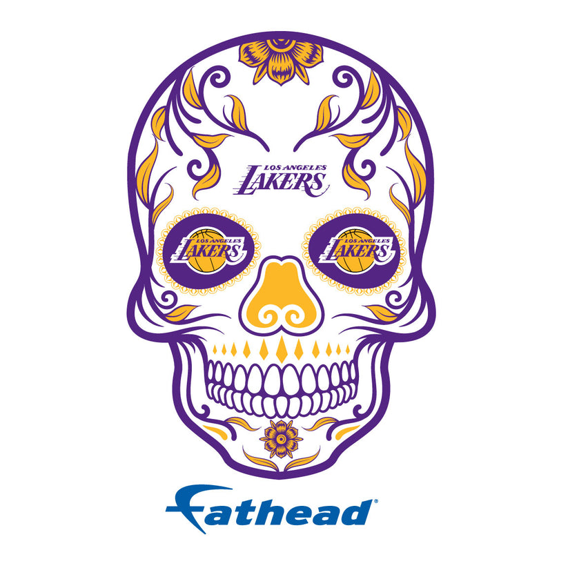 Los Angeles Lakers - 5 Sugar Skull Logo Minis (Mixed Sizes) - Official ...