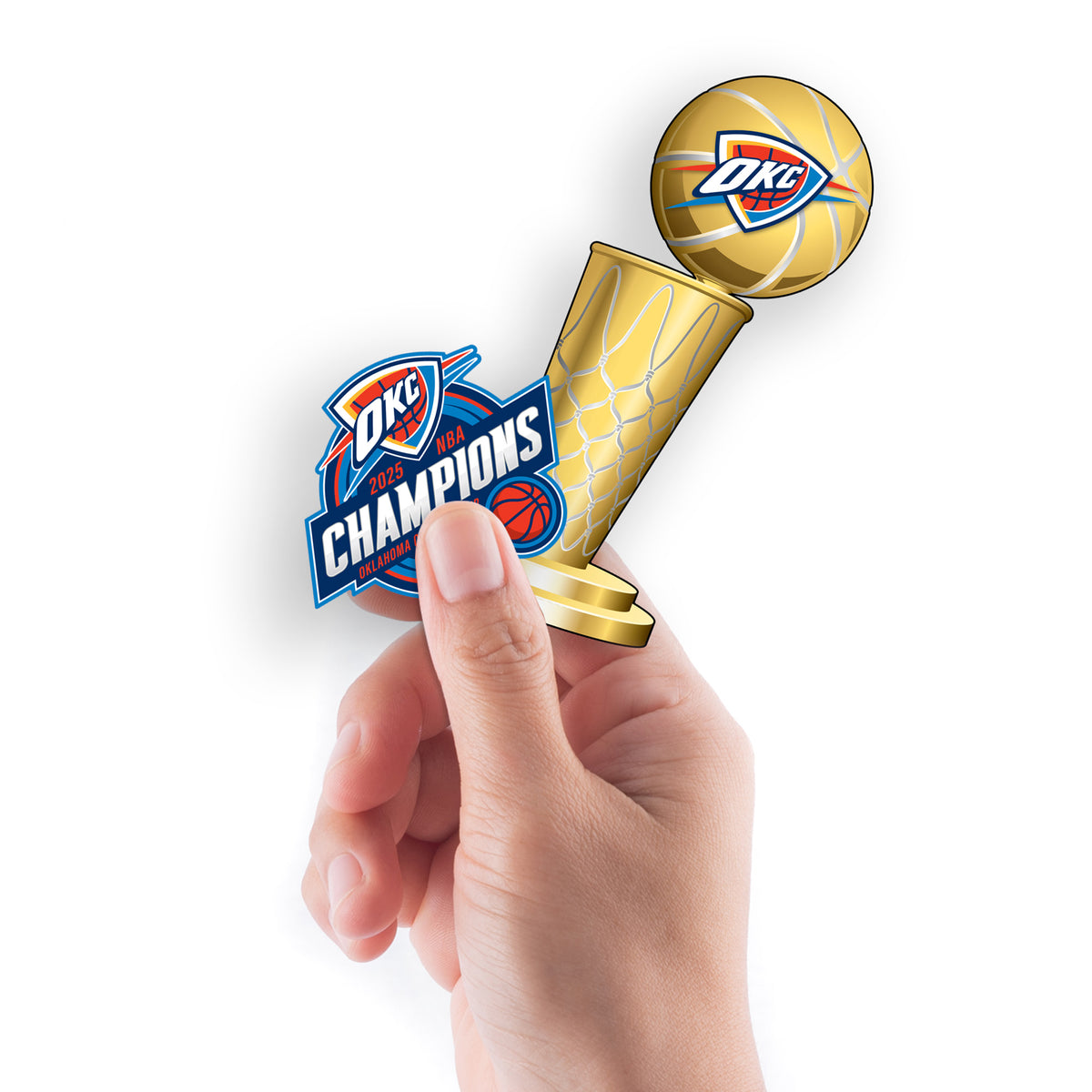 NBA 2025 Champions - 5 Logo Minis (Mixed Sizes) - Official NBA - Oklah ...