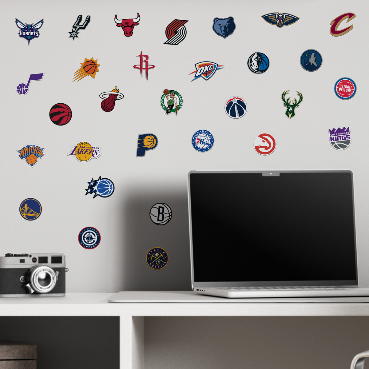 NBA Team Logos - Minis Collection (Mixed Sizes) - Official NBA - Reusa ...