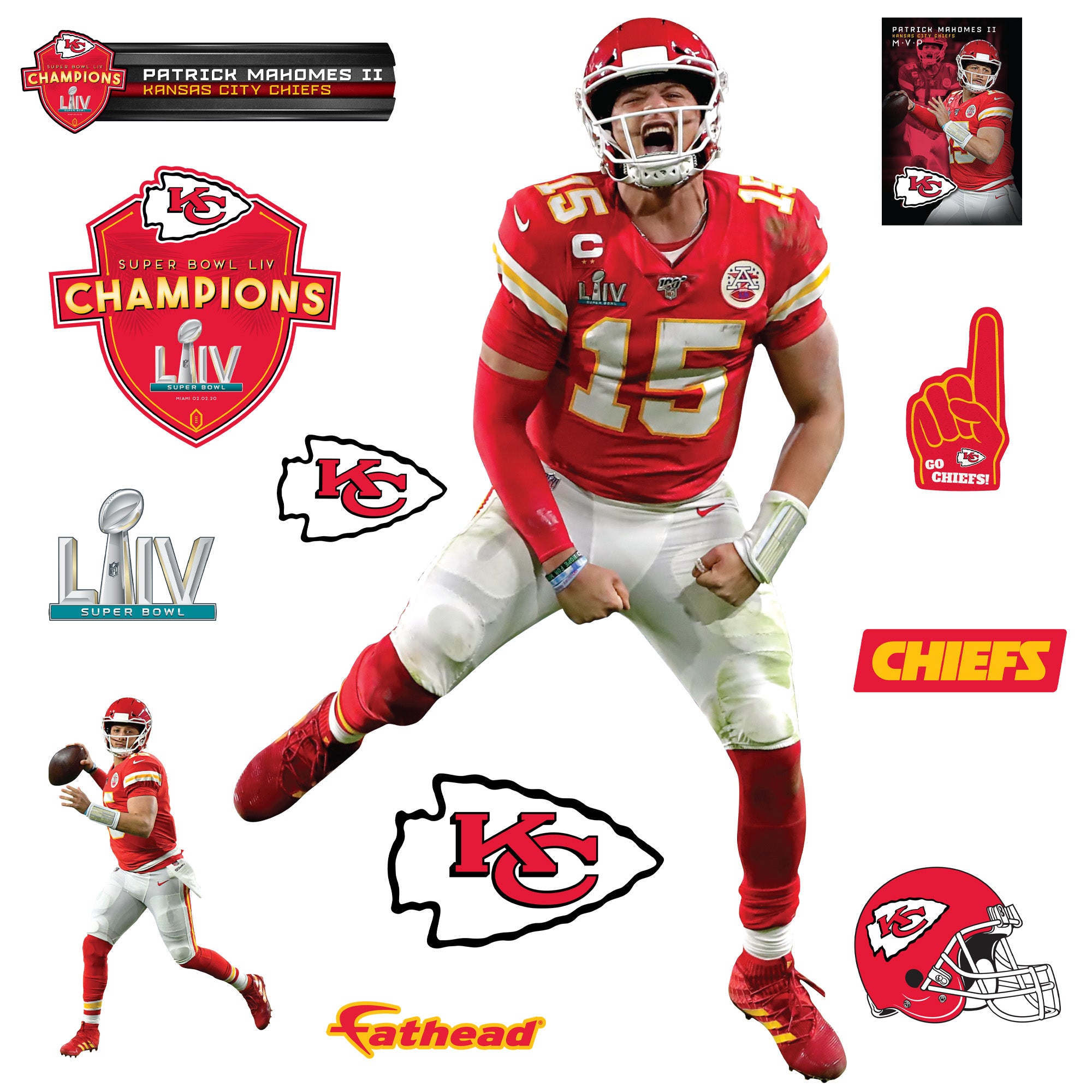 Patrick Mahomes II - RealBig Super Bowl LIV MVP Collection - Official ...