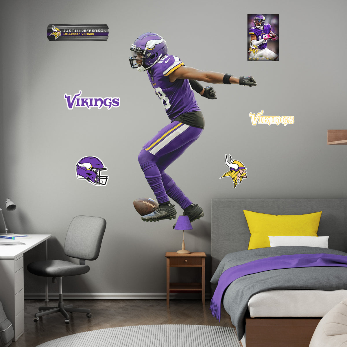 Justin Jefferson Griddy - RealBig Collection - Official NFL - Minnesot ...