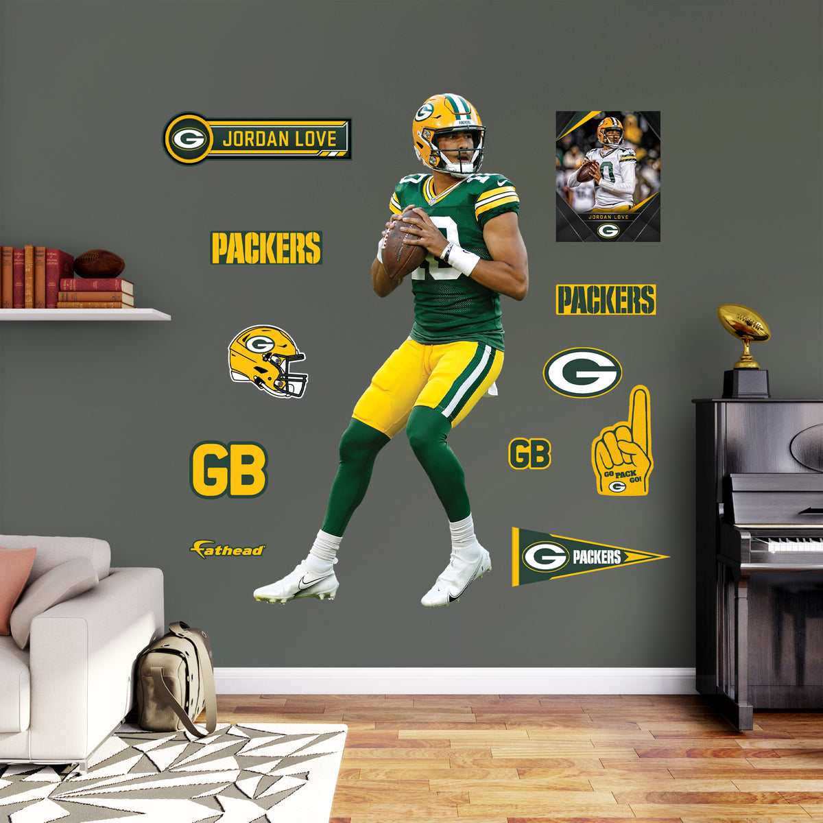 Jordan Love - RealBig Home Collection - Official NFL - Green Bay Packe ...