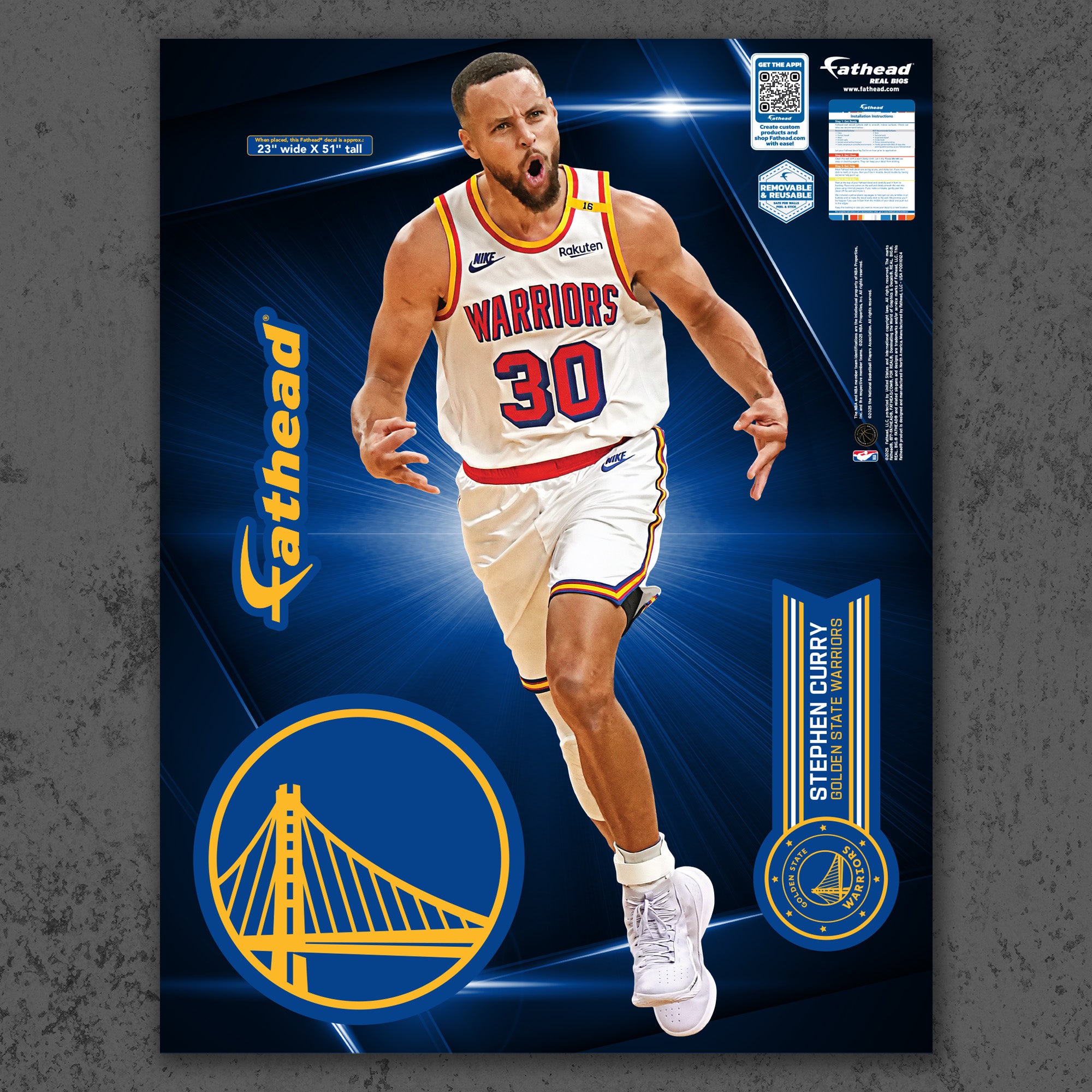 Stephen Curry - RealBig Celebration Collection - Official NBA - Golden ...