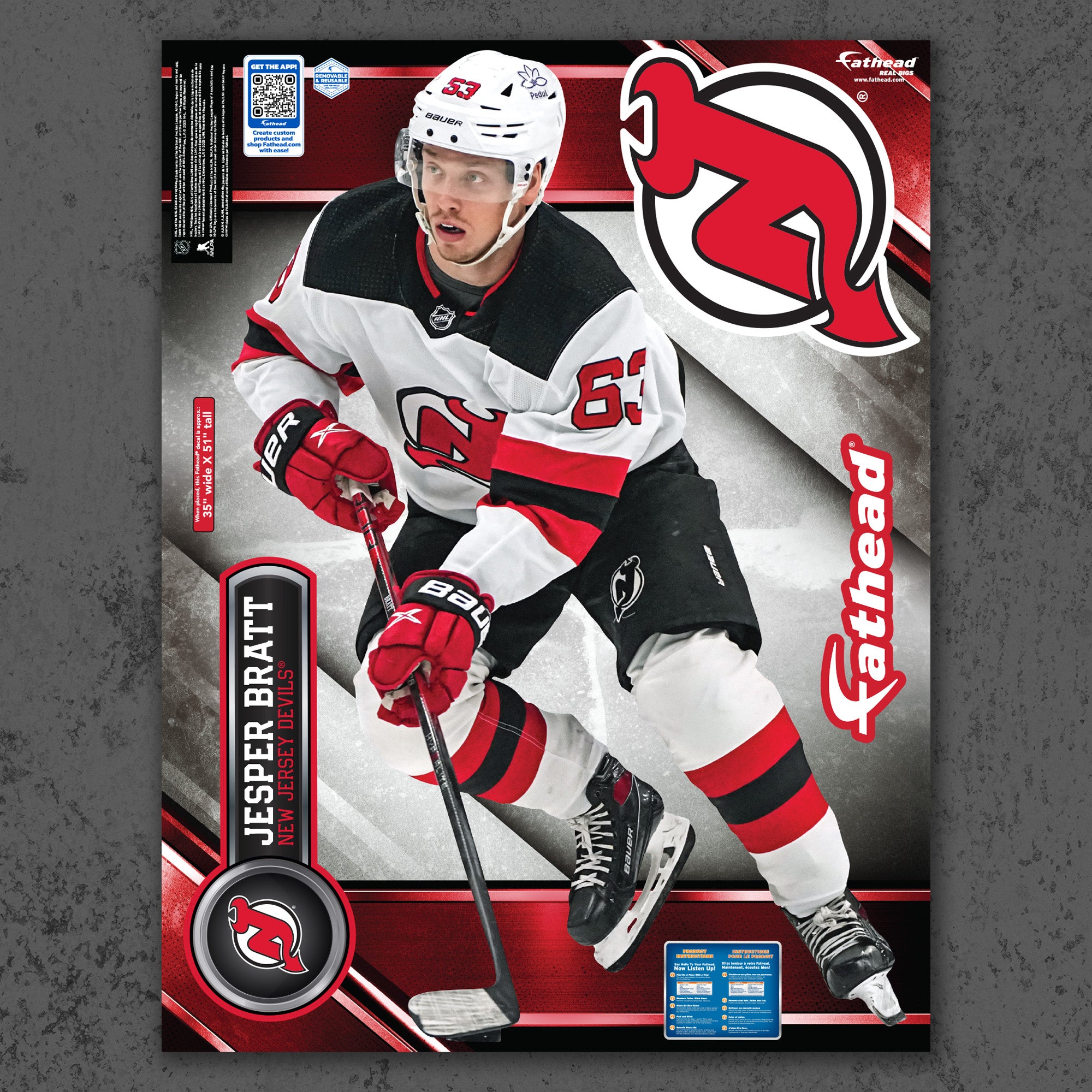 Jesper Bratt - RealBig Collection - Official NHL - New Jersey Devils ...