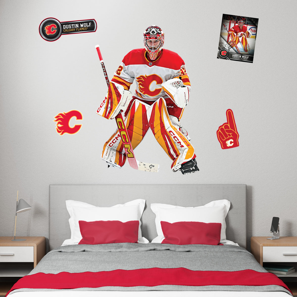 Dustin Wolf - RealBig Collection - Official NHL - Calgary Flames - Reu ...