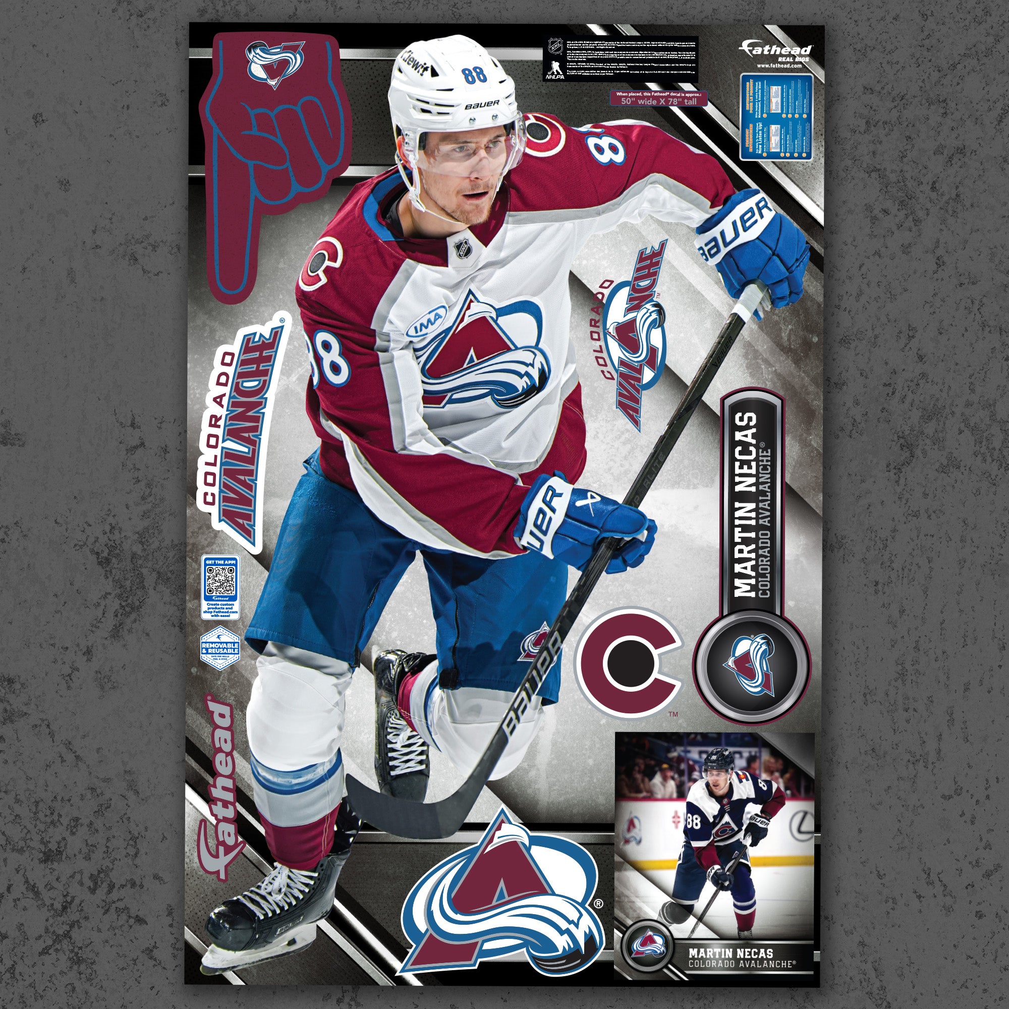 Martin Necas - RealBig Collection - Official NHL - Colorado Avalanche ...