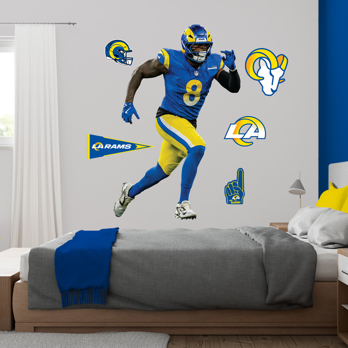 Jared Verse - RealBig Collection - Official NFL - Los Angeles Rams - R ...