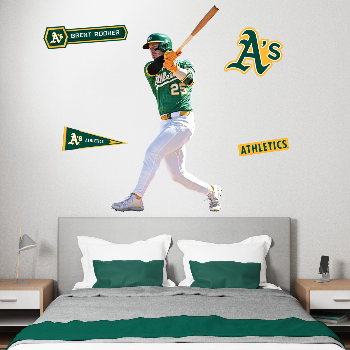 Brent Rooker - RealBig Collection - Official MLB - Athletics - Reusabl ...