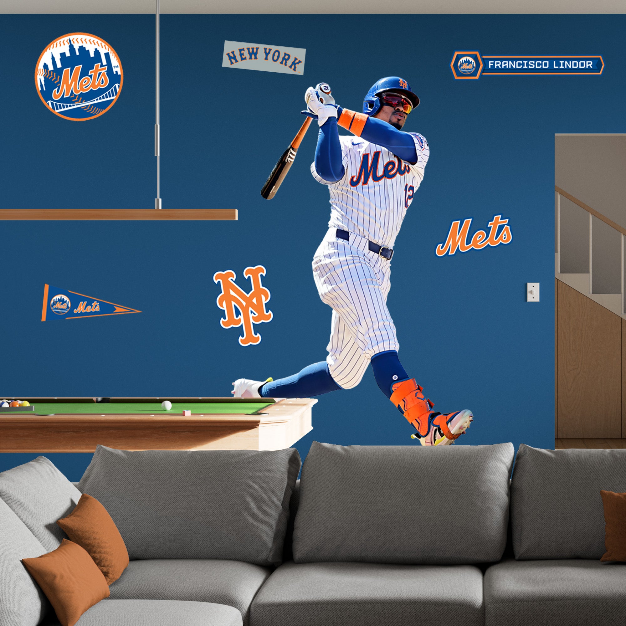 Francisco Lindor - RealBig Collection - Official MLB - New York Mets ...