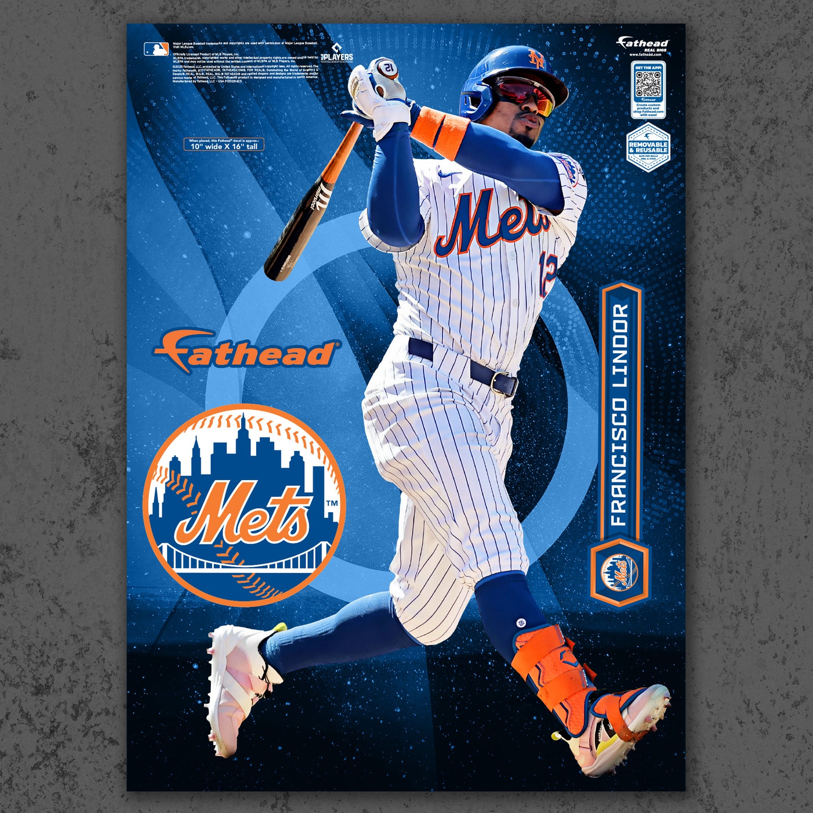 Francisco Lindor - RealBig Collection - Official MLB - New York Mets ...