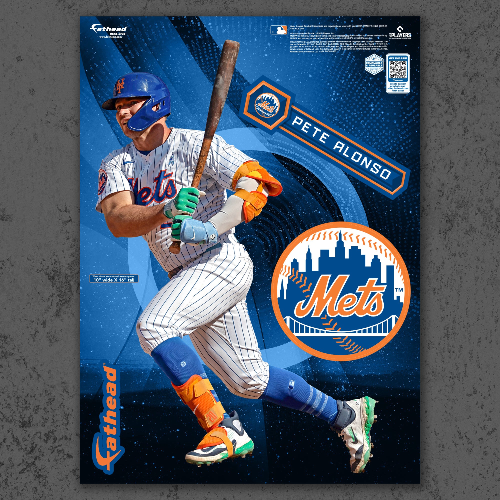 Pete Alonso - RealBig Collection - Official MLB - New York Mets - Reus ...