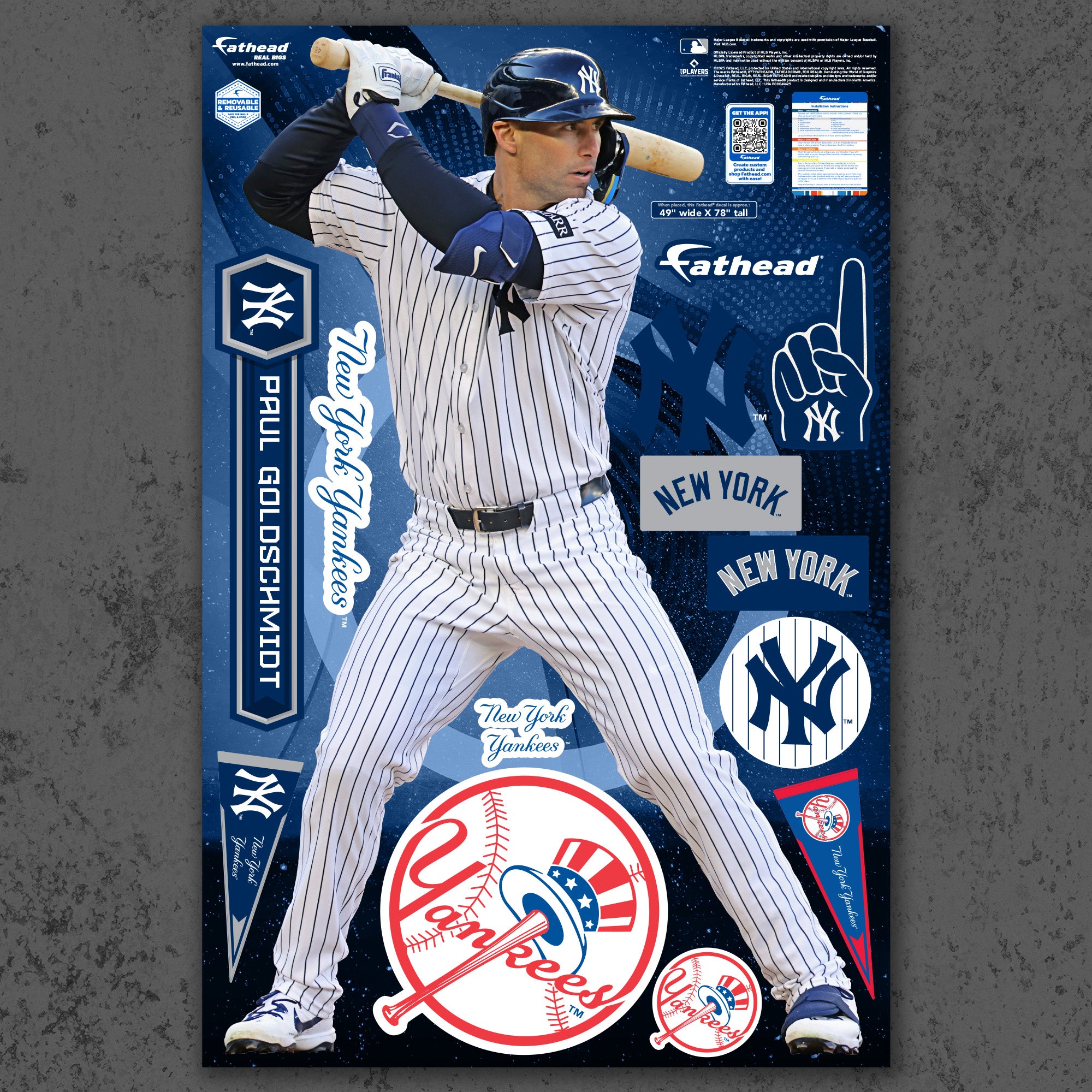 Paul Goldschmidt - RealBig Collection - Official MLB - New York Yankee ...