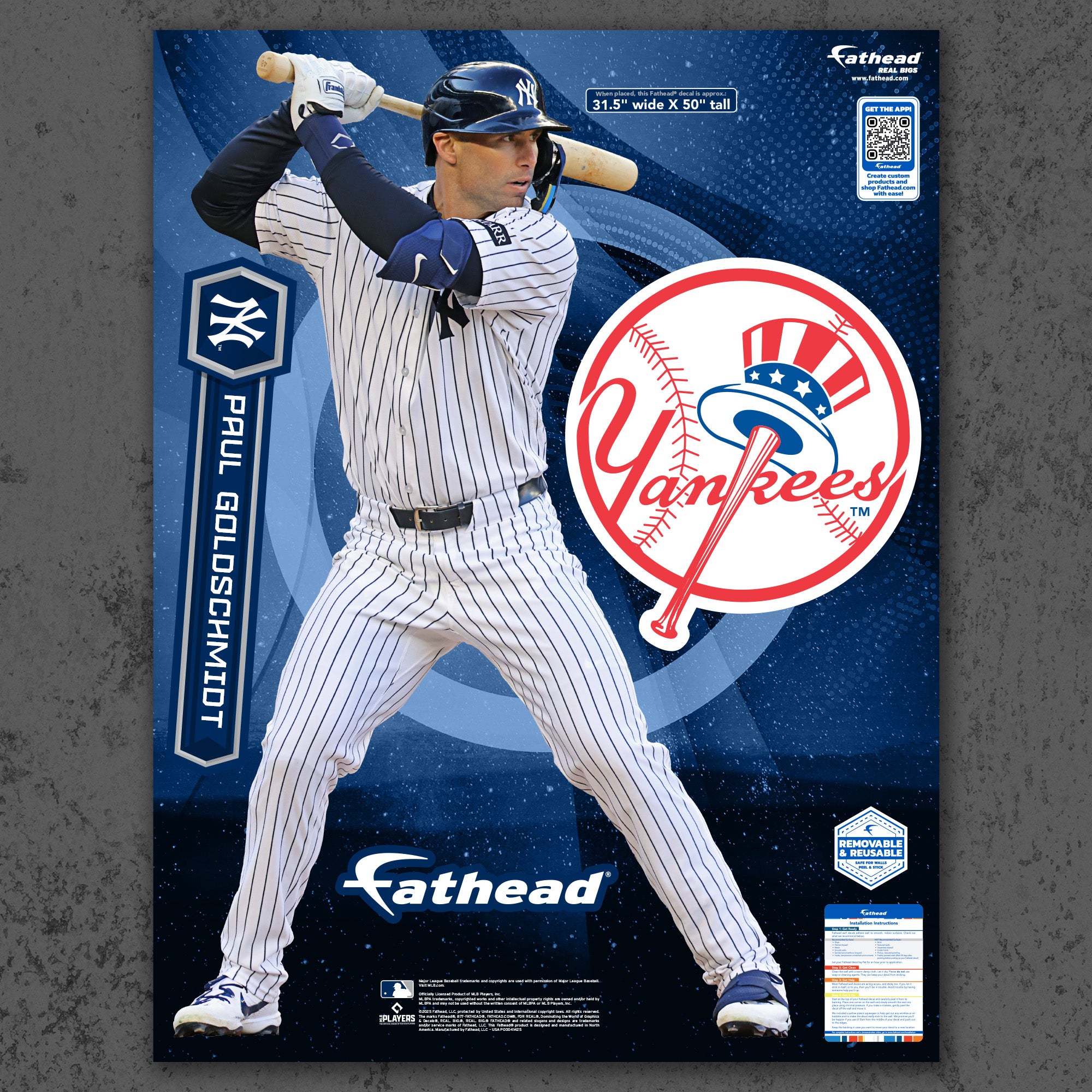 Paul Goldschmidt - RealBig Collection - Official MLB - New York Yankee ...