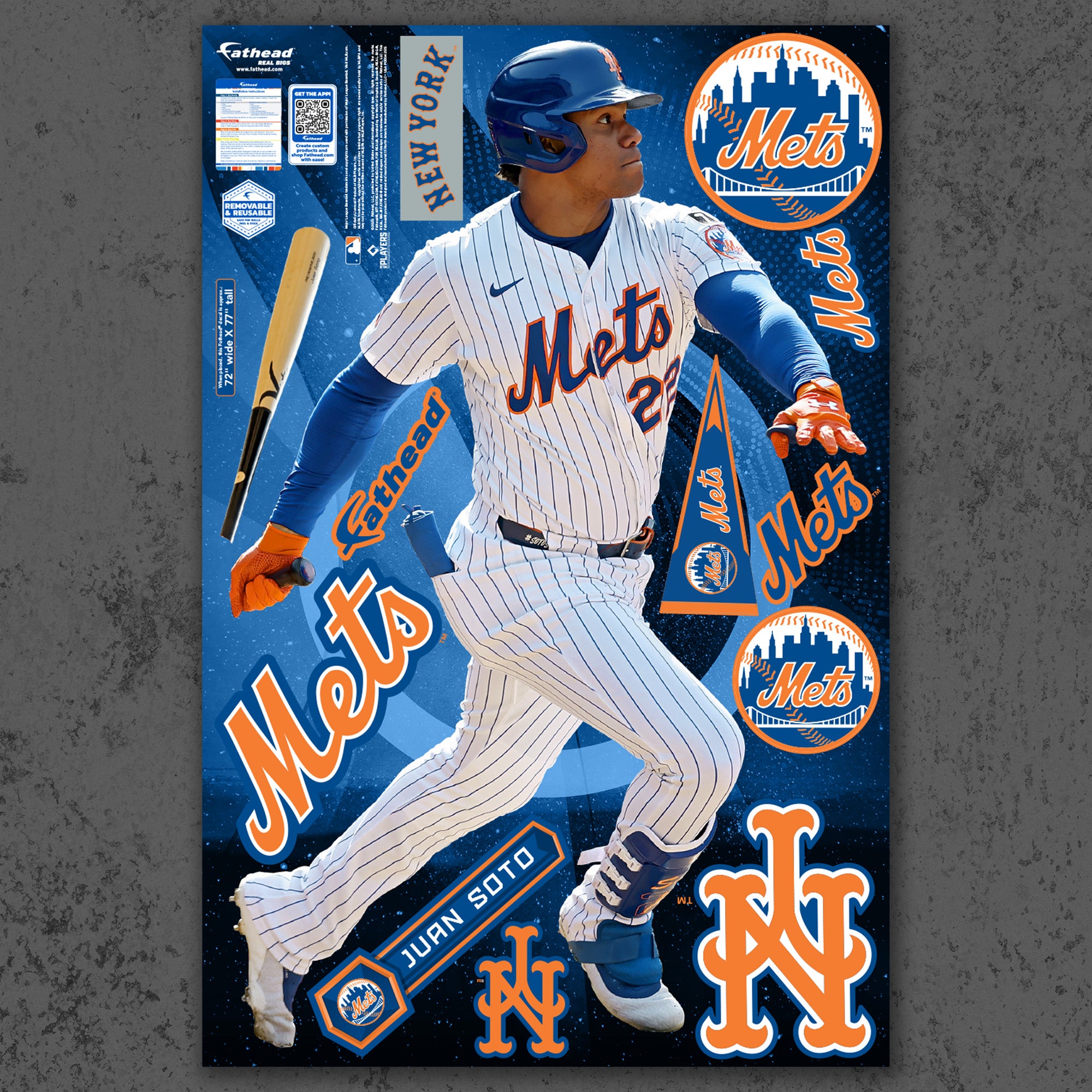 Juan Soto - RealBig Home Collection - Official MLB - New York Mets - R ...