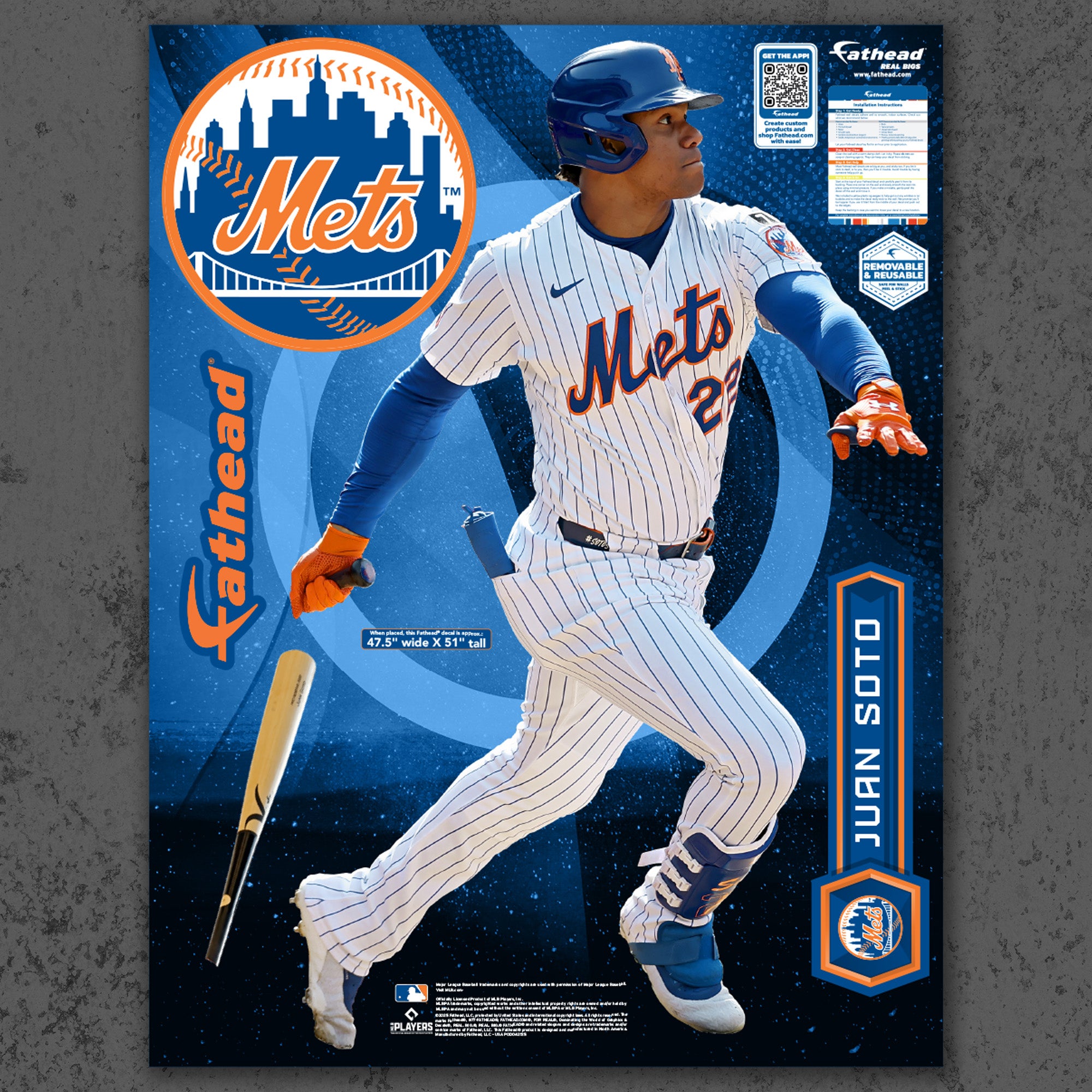 Juan Soto - RealBig Home Collection - Official MLB - New York Mets - R ...