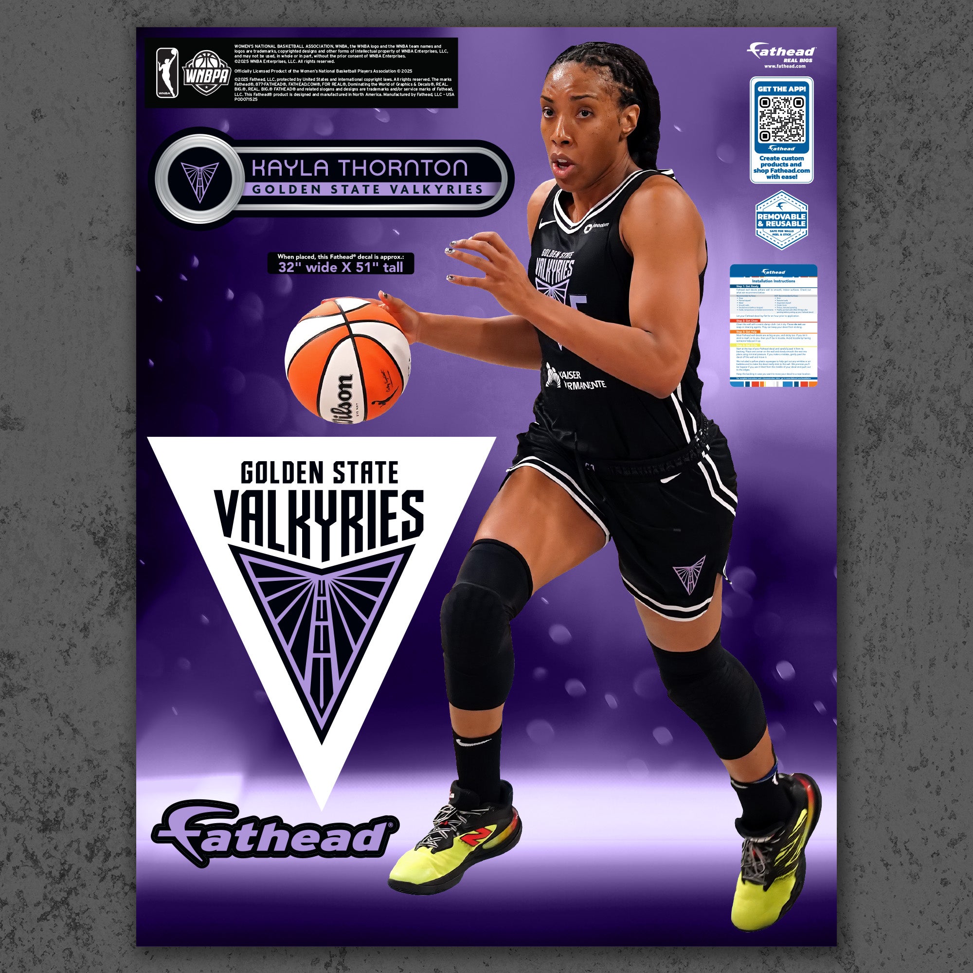 Kayla Thornton - RealBig Collection - Official WNBA - Golden State Val ...