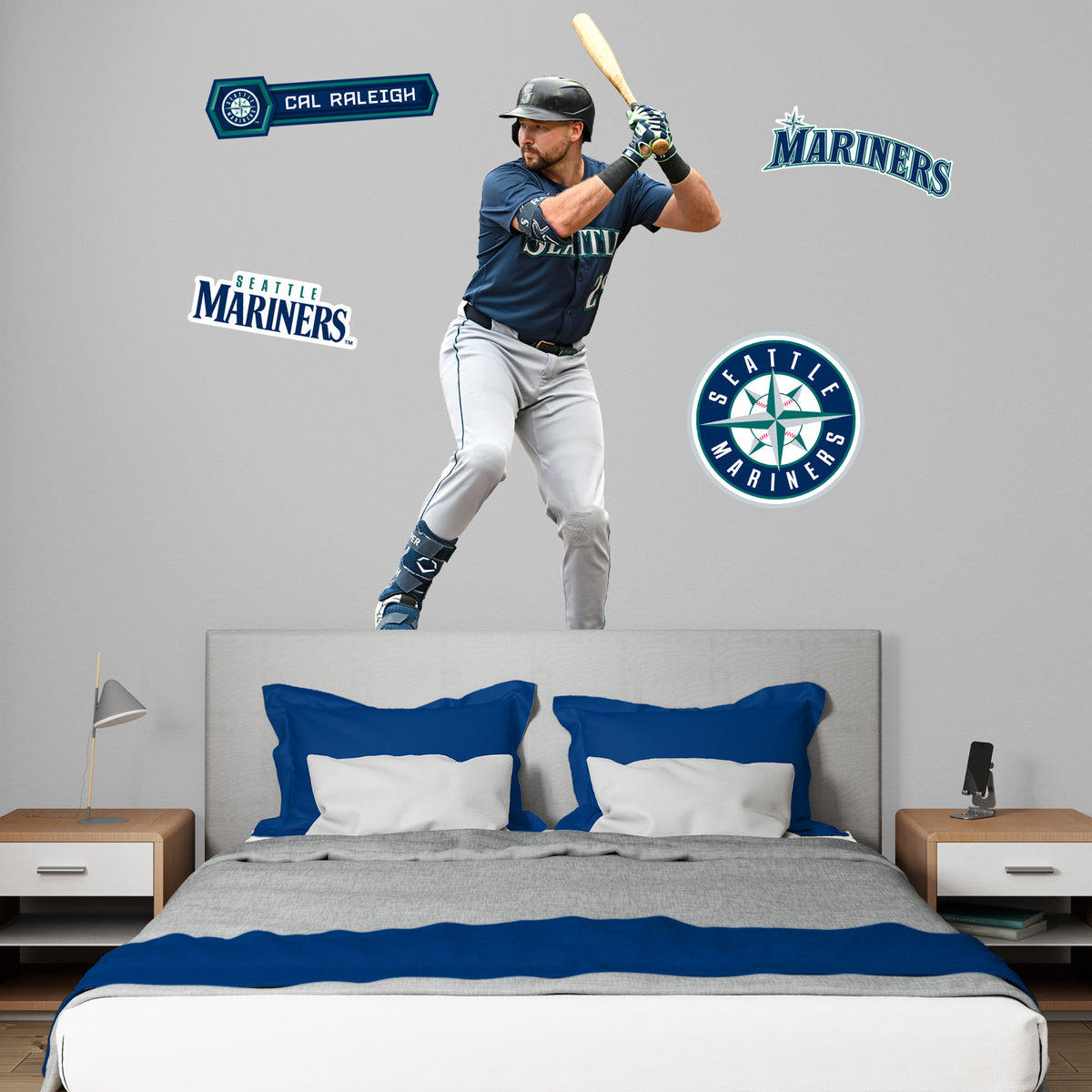 Cal Raleigh - RealBig Collection - Official MLB - Seattle Mariners - R ...
