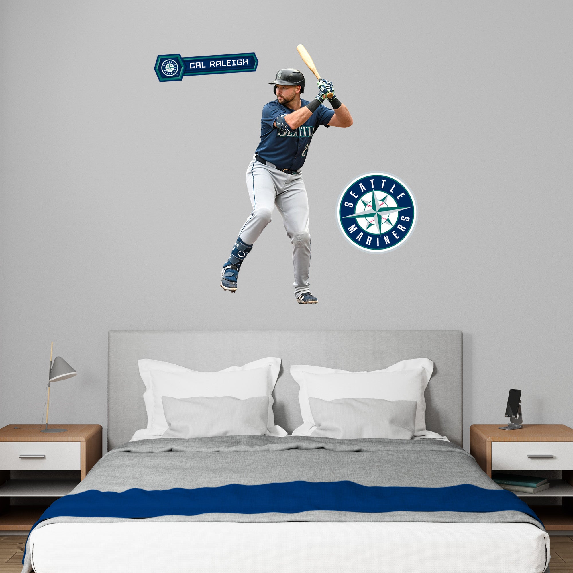 Cal Raleigh - RealBig Collection - Official MLB - Seattle Mariners - R ...