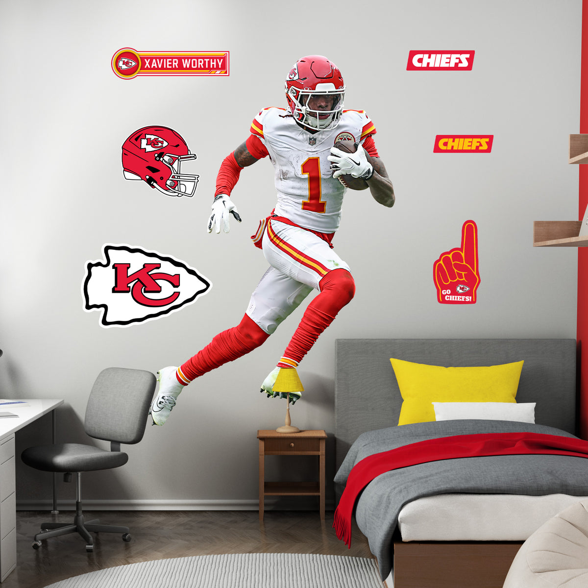 Xavier Worthy - RealBig Collection - Official NFL - Kansas City Chiefs ...