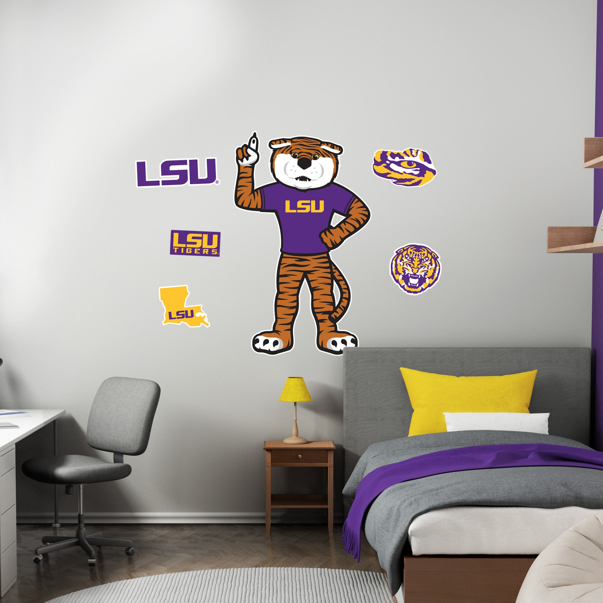 Mike the Tiger - RealBig Illustrated Mascot Collection - Official NCAA ...