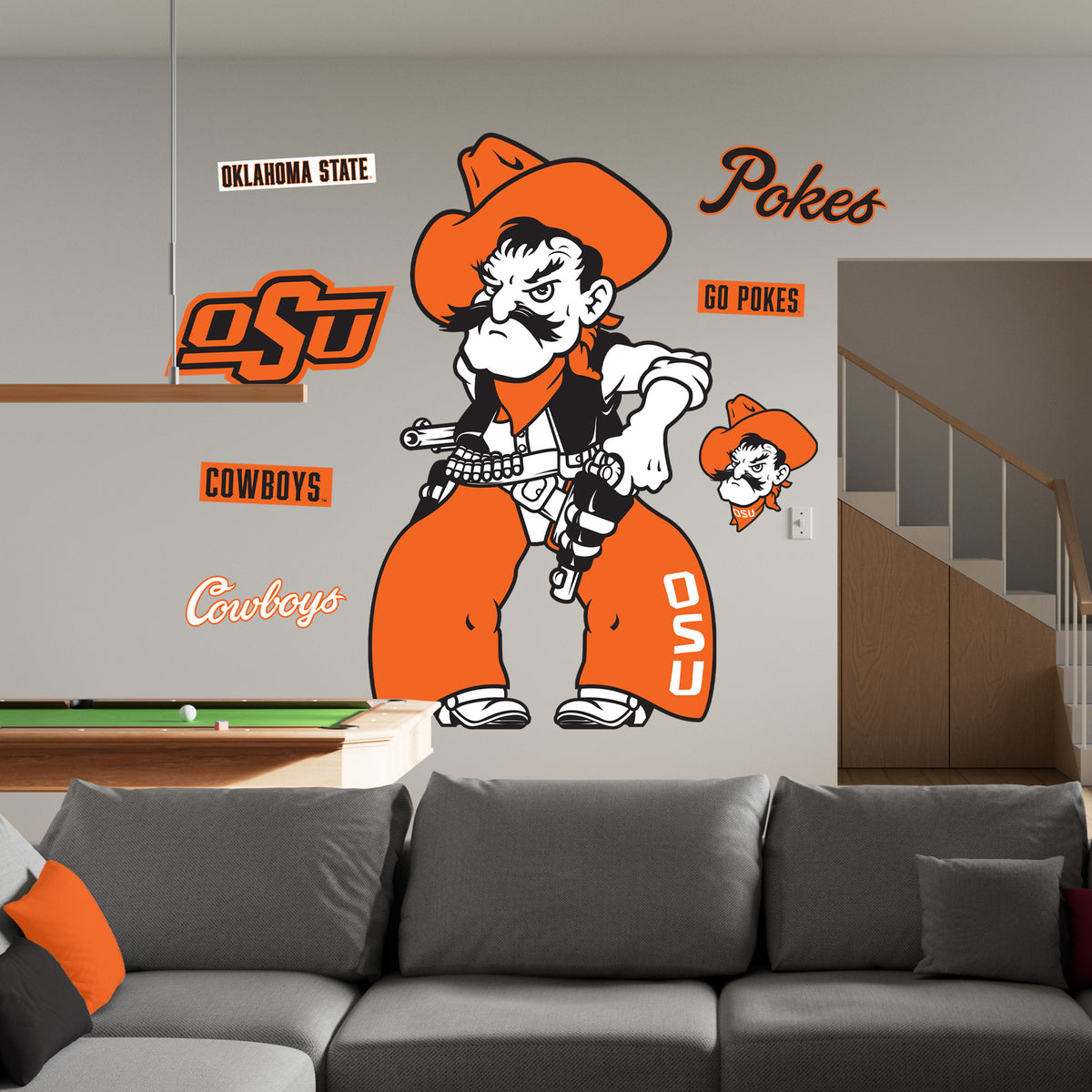 Pistol Pete - RealBig Illustrated Mascot Collection - Official NCAA ...