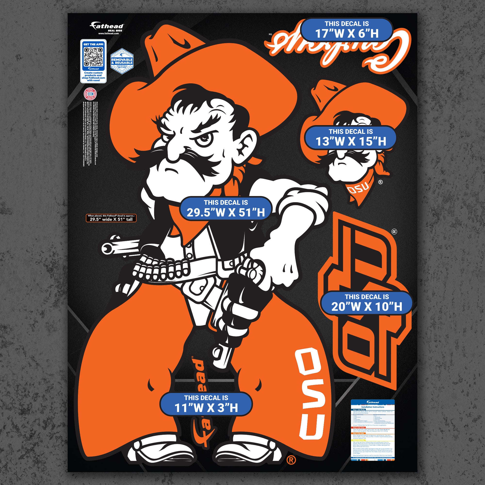 Pistol Pete - RealBig Illustrated Mascot Collection - Official NCAA ...