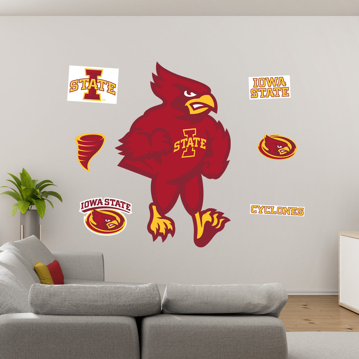 Cy the Cardinal - RealBig Illustrated Mascot Collection - Official NCA ...