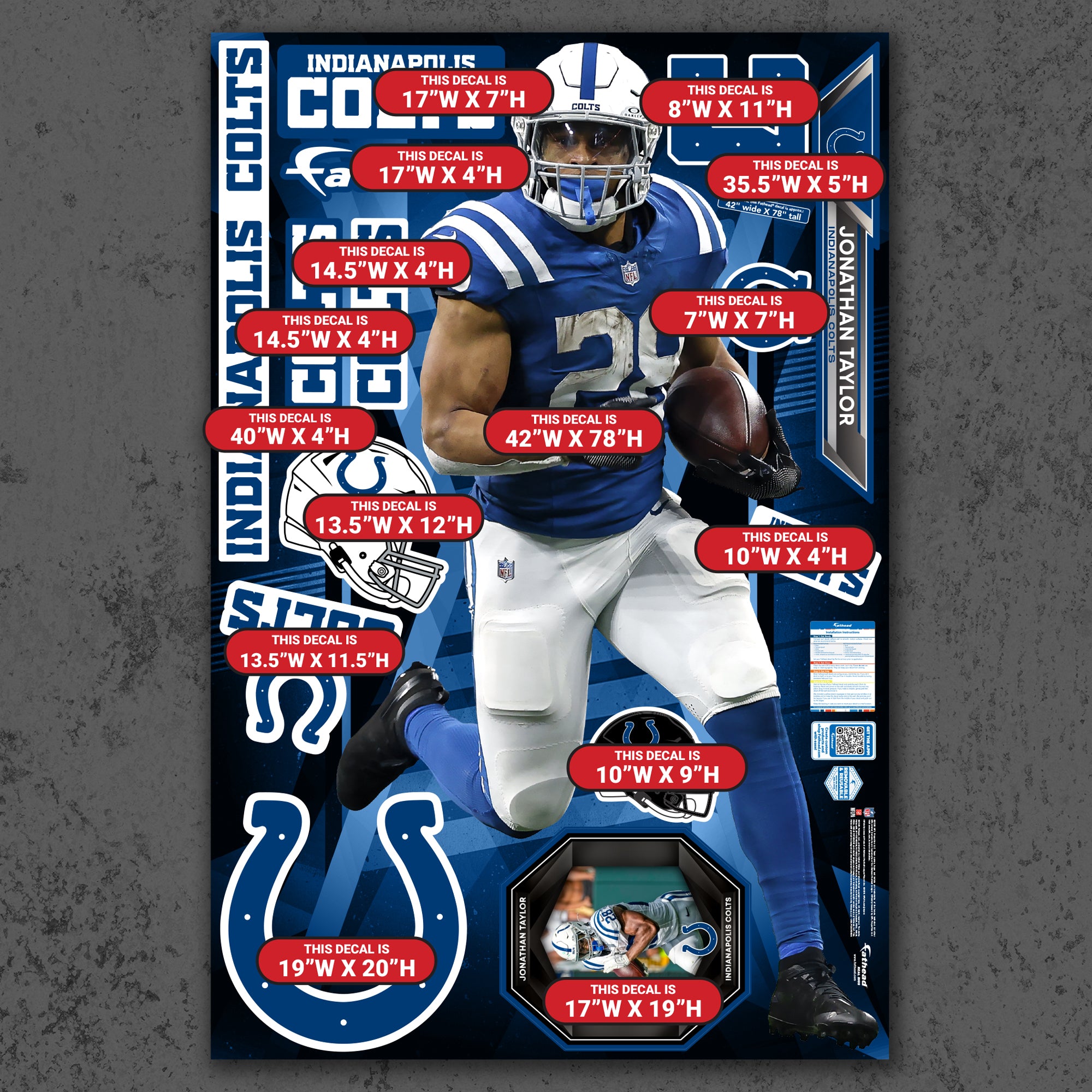 Jonathan Taylor - RealBig Collection - Official NFL - Indianapolis Col ...