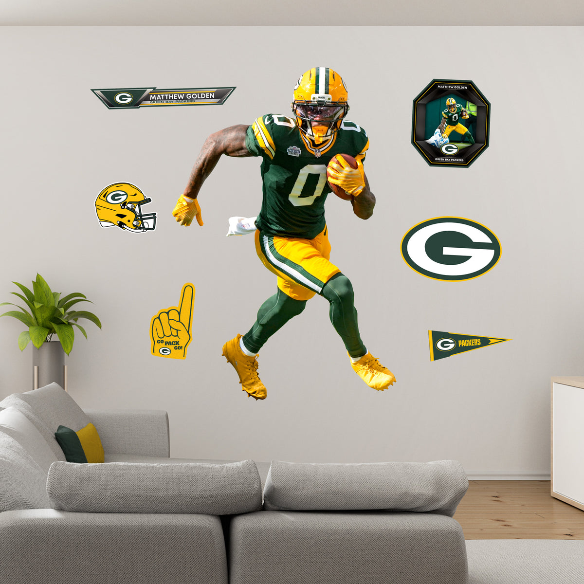 Matthew Golden - RealBig Collection - Official NFL - Green Bay Packers ...