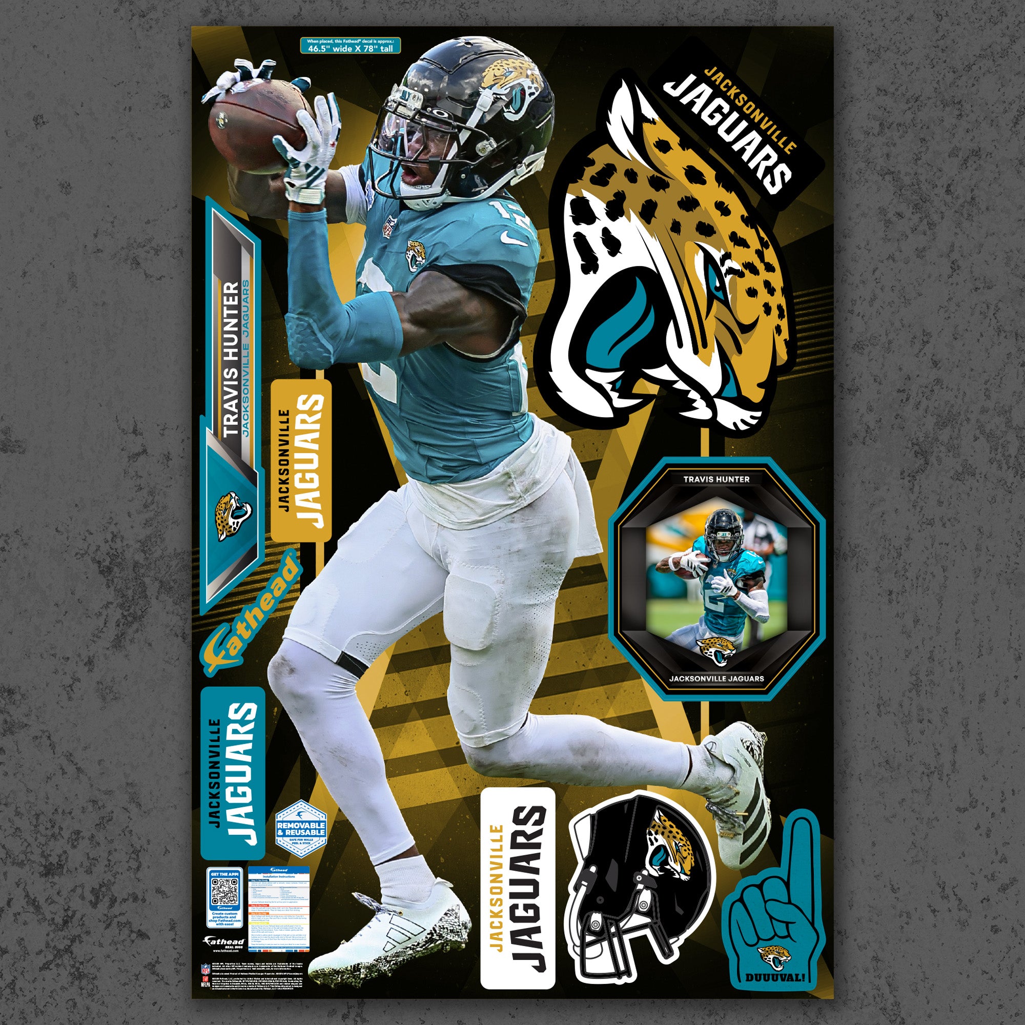 Travis Hunter - RealBig Collection - Official NFL - Jacksonville Jagua ...