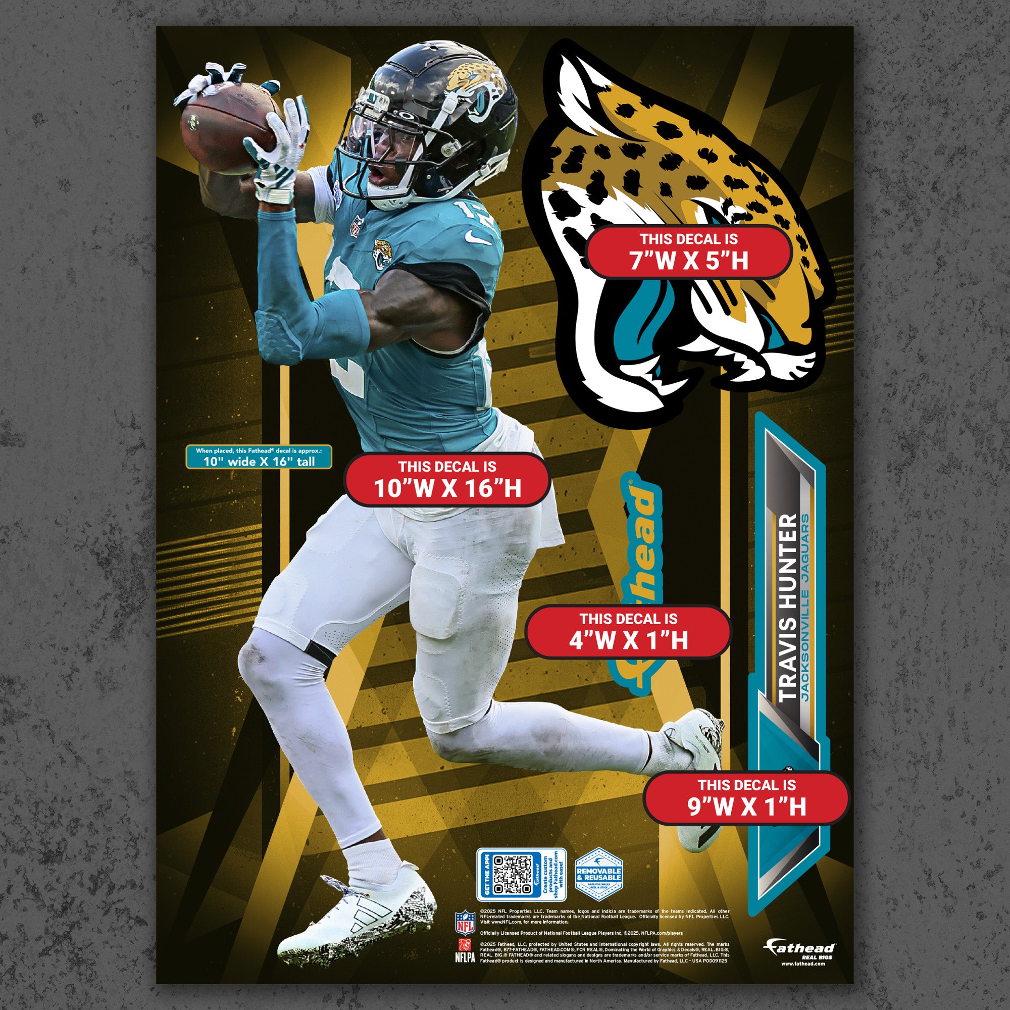 Travis Hunter - RealBig Collection - Official NFL - Jacksonville Jagua ...