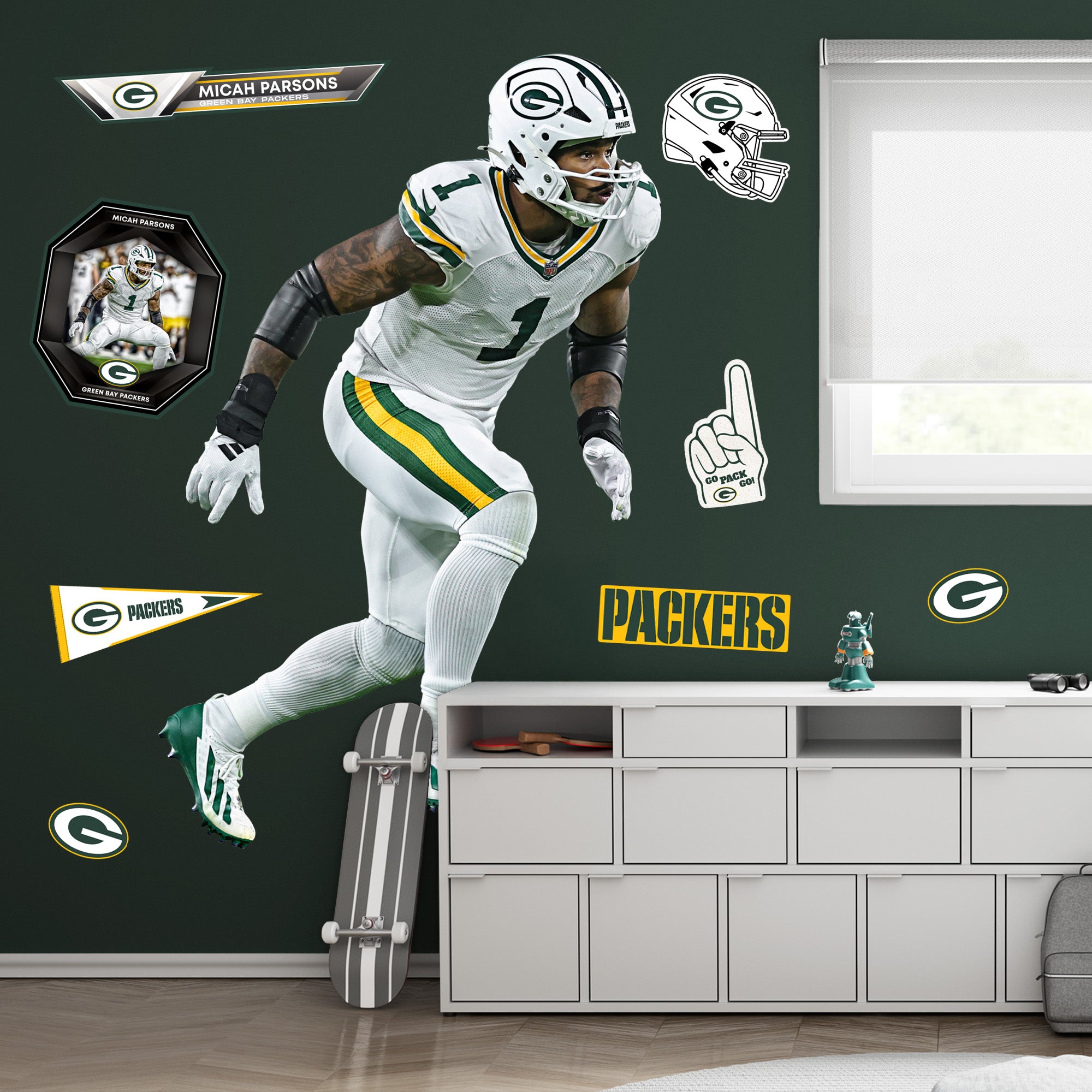 Micah Parsons - RealBig Winter Warning Collection - Official NFL - Gre ...