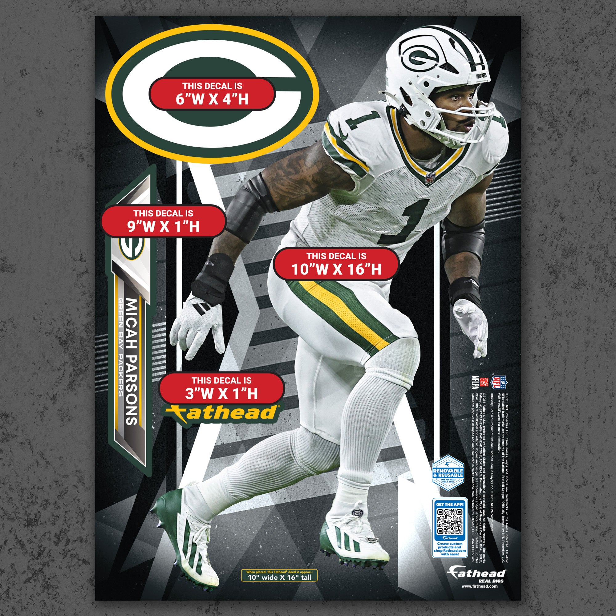 Micah Parsons - RealBig Winter Warning Collection - Official NFL - Gre ...