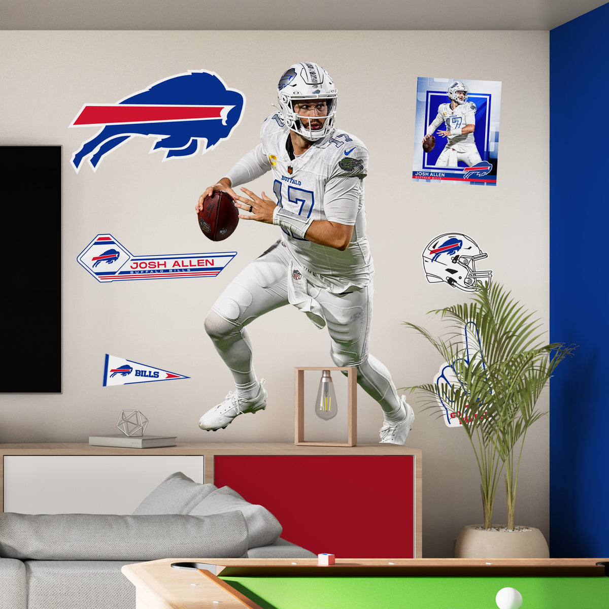 Josh Allen - RealBig Rivalry Uniform Collection - Official NFL - Buffa ...