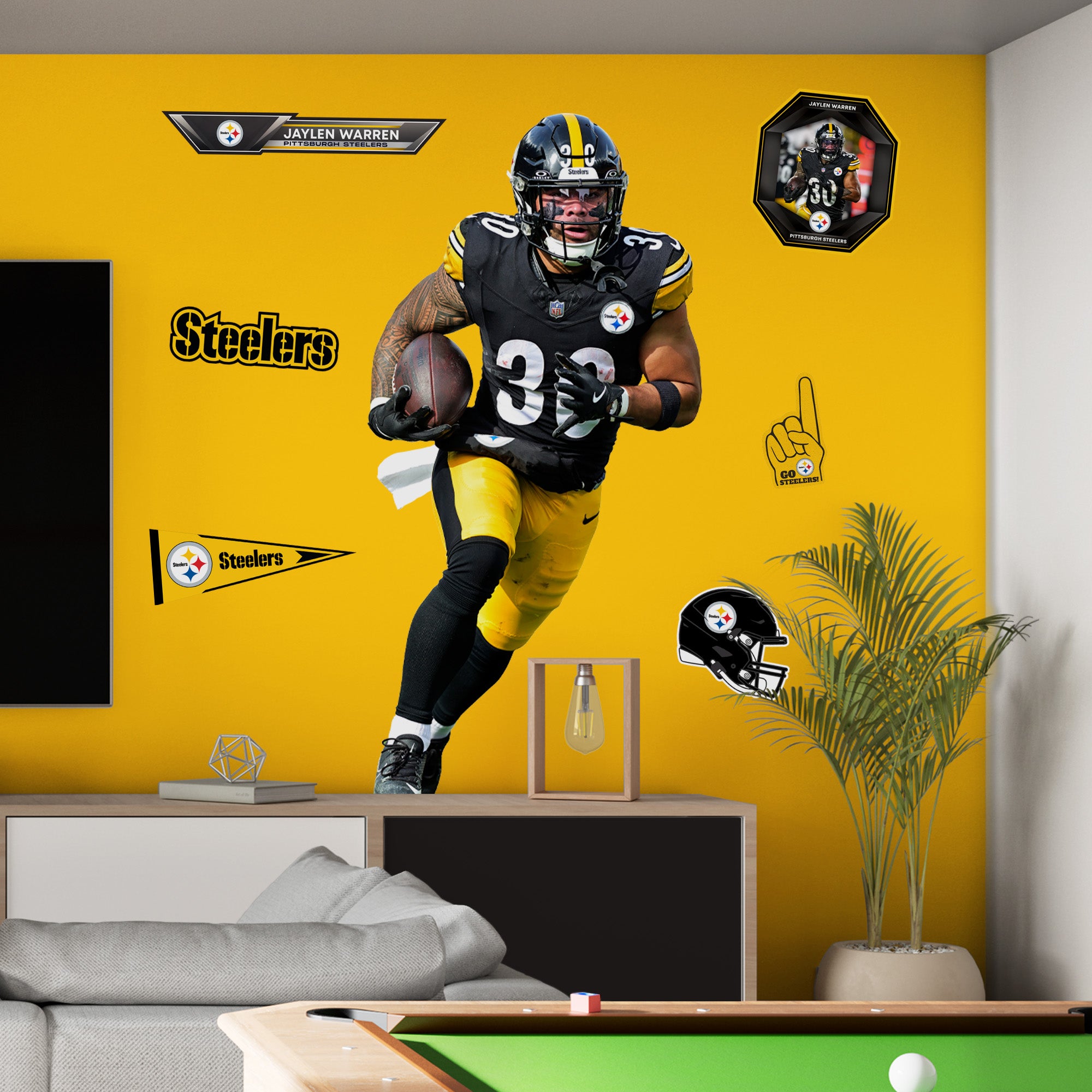 Jaylen Warren - RealBig Collection - Official NFL - Pittsburgh Steeler ...
