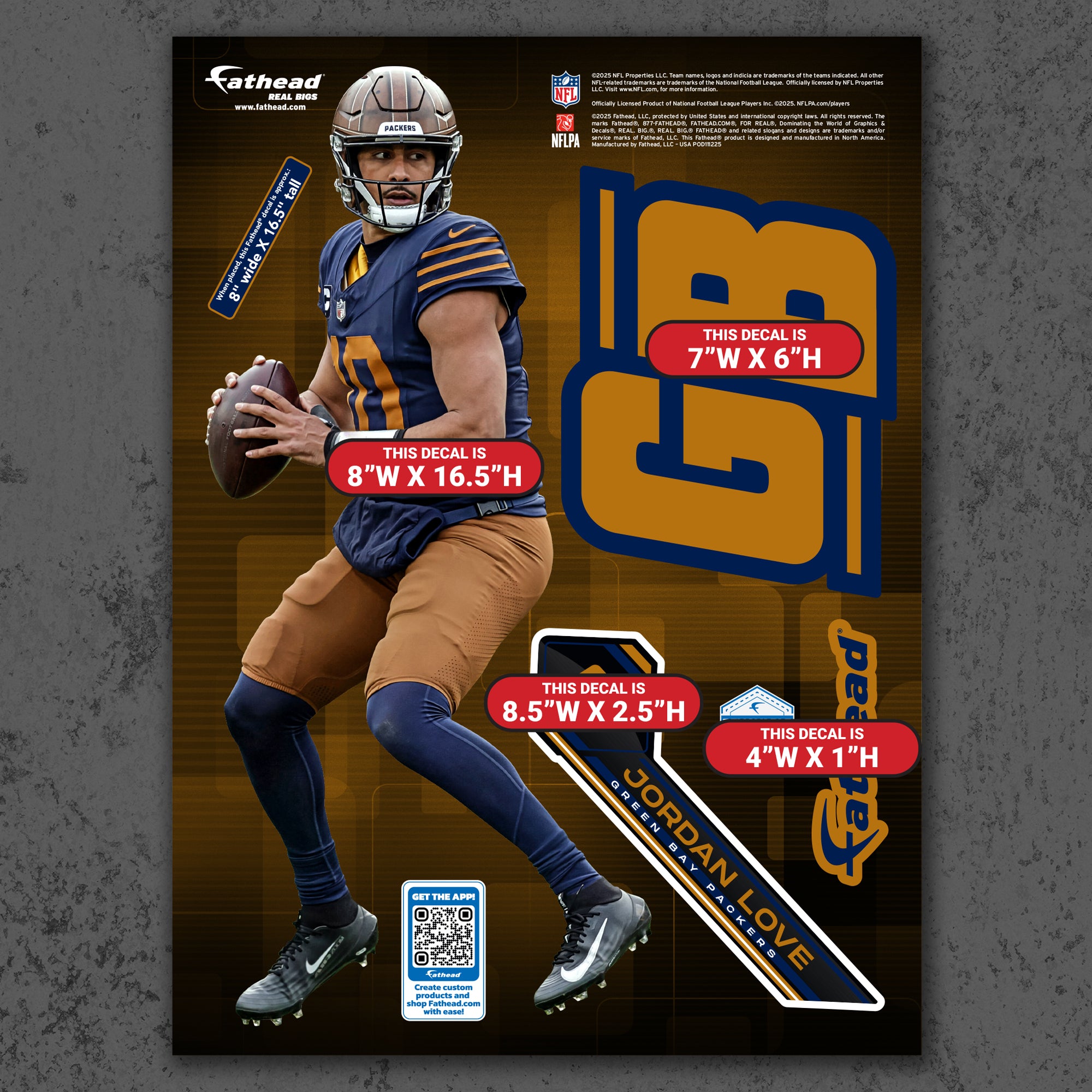 Jordan Love - RealBig Throwback Collection - Official NFL - Green Bay ...