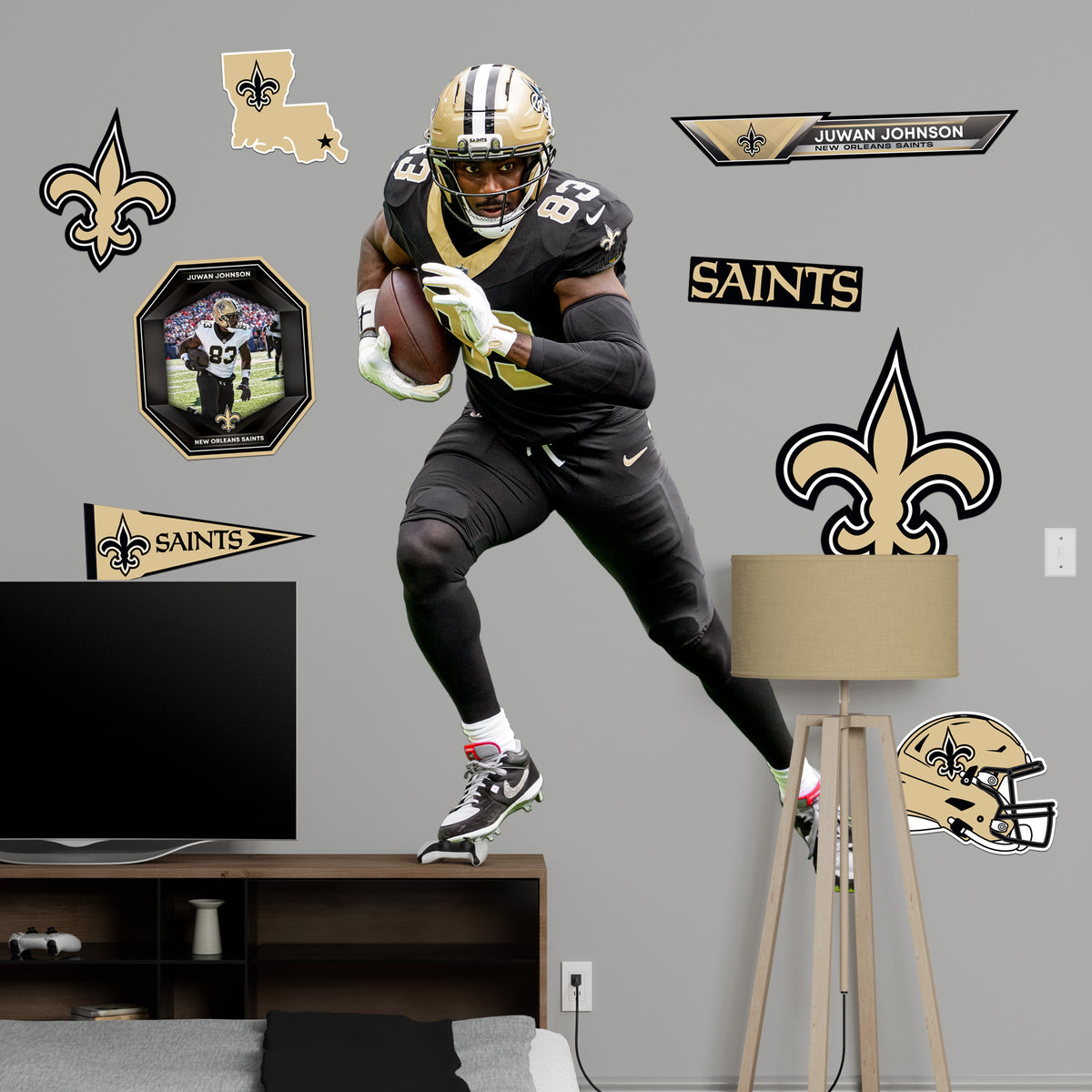 Juwan Johnson - RealBig Collection - Official NFL - New Orleans Saints ...