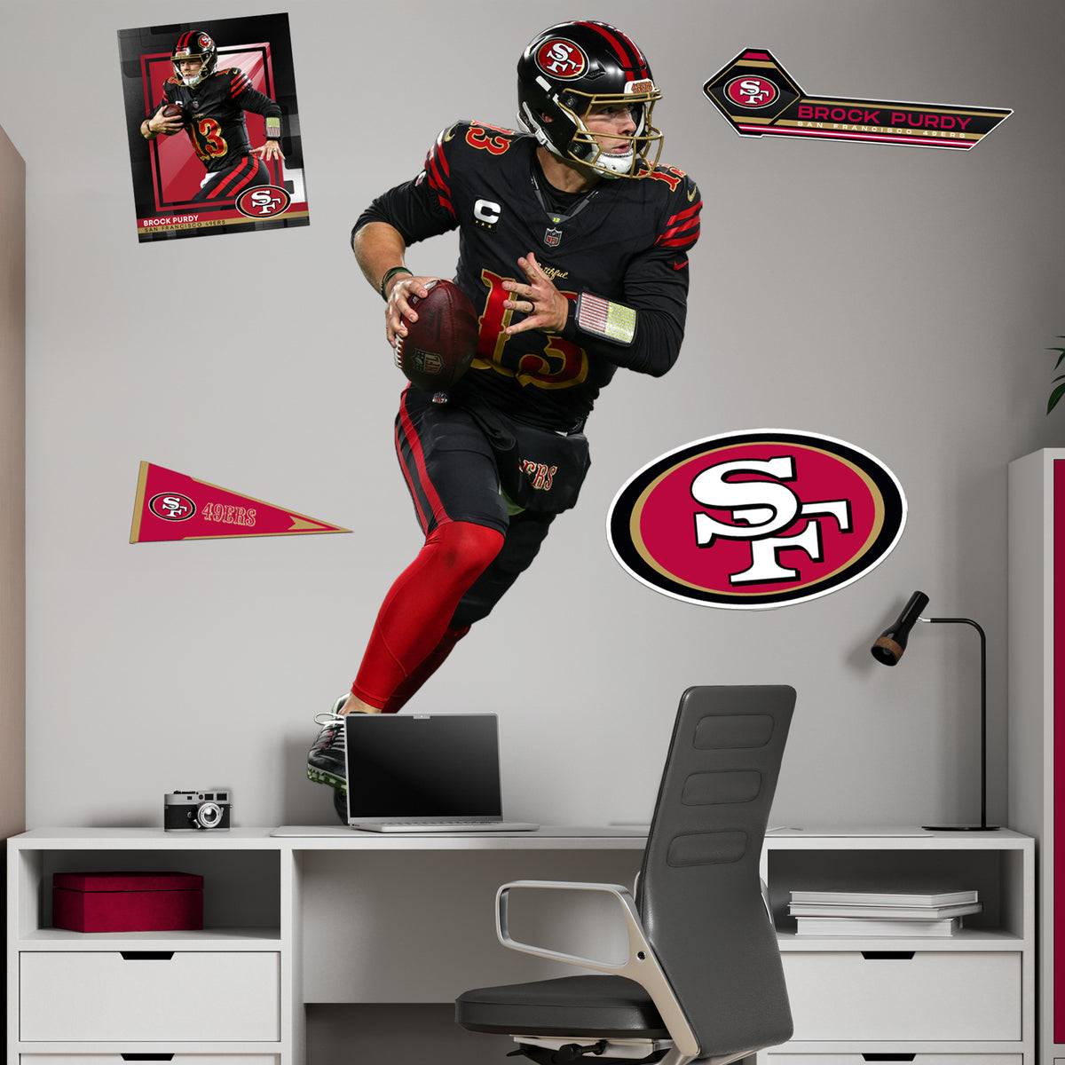 Brock Purdy - RealBig Rivalry Uniform Collection - Official NFL - San ...