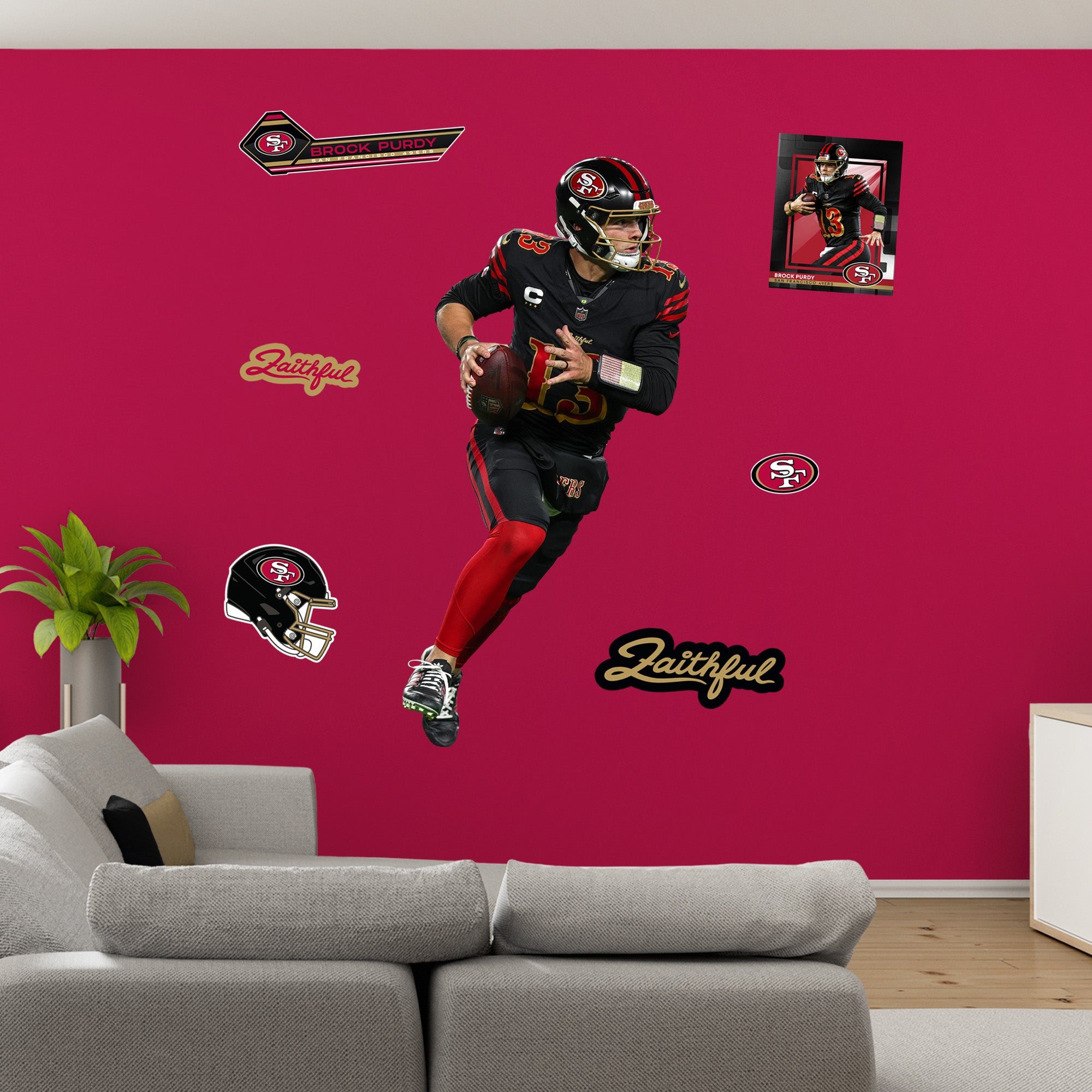 Brock Purdy - RealBig Rivalry Uniform Collection - Official NFL - San ...