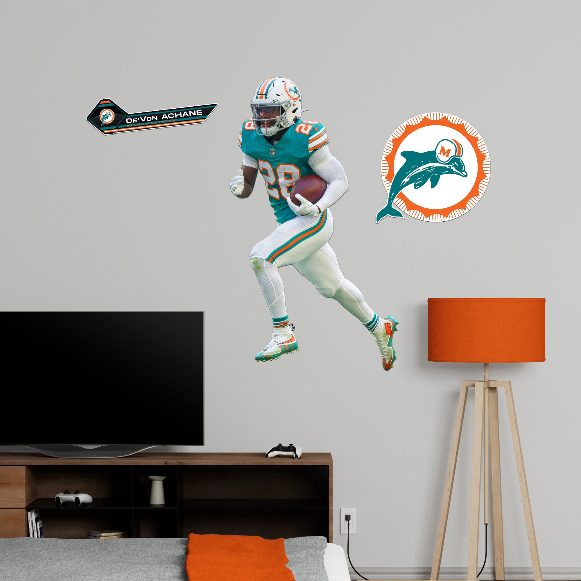 De'Von Achane - RealBig Throwback Collection - Official NFL - Miami Do ...