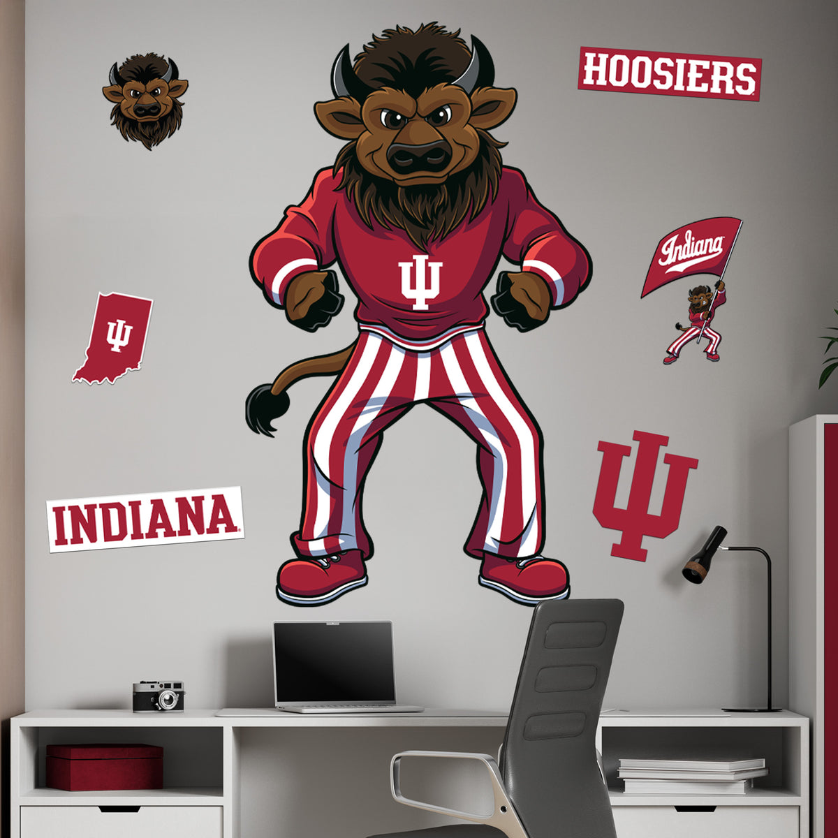 Bison - RealBig Illustrated Mascot Collection - Official NCAA - Indian ...