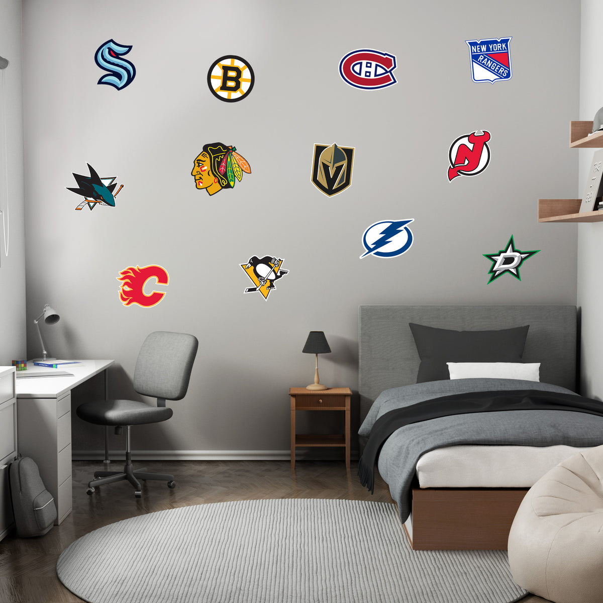 NHL Team Logos - RealBig Logo Collection - Official NHL - Reusable Vin ...