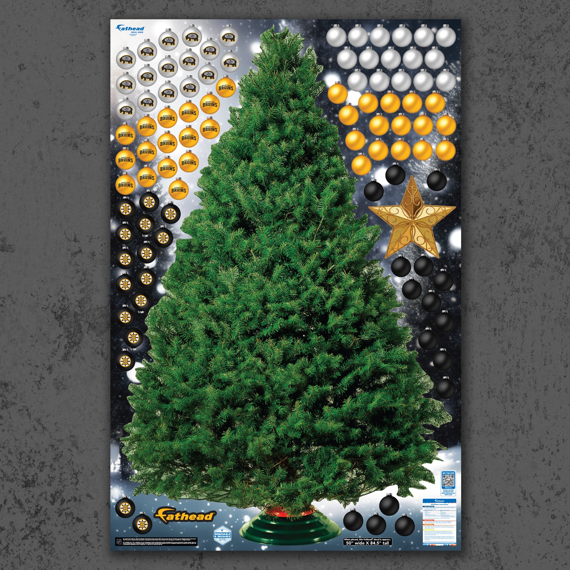 Boston Bruins - Decorate Your Own Christmas Tree - Official NHL - Reus ...