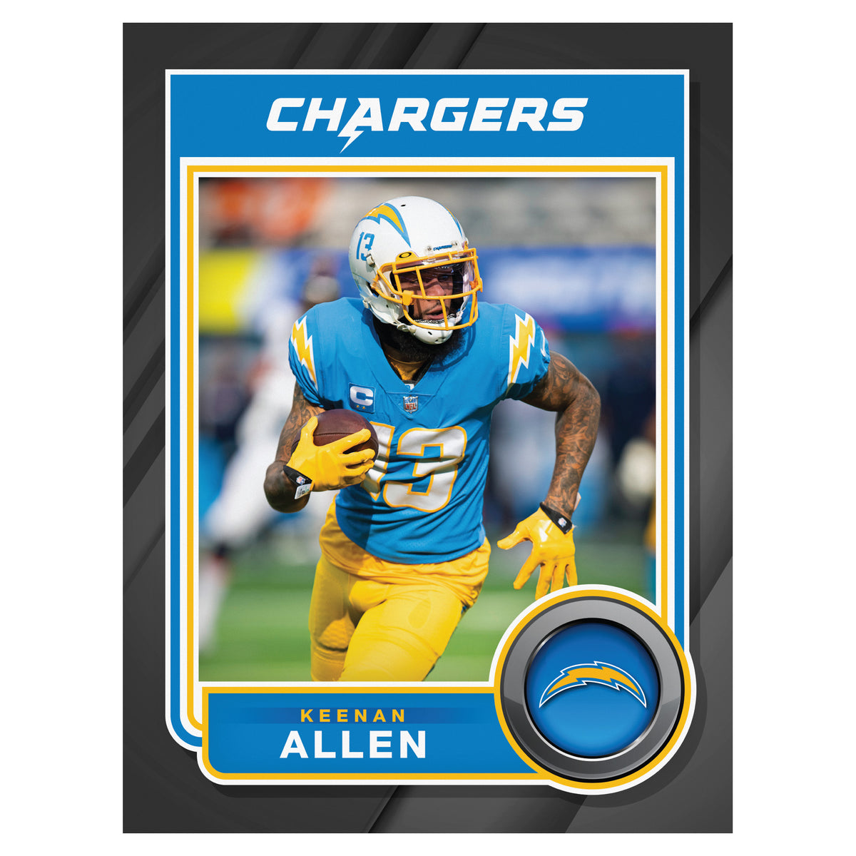 Keenan Allen - Peel & Stick Poster - Official NFL - Los Angeles Charge ...